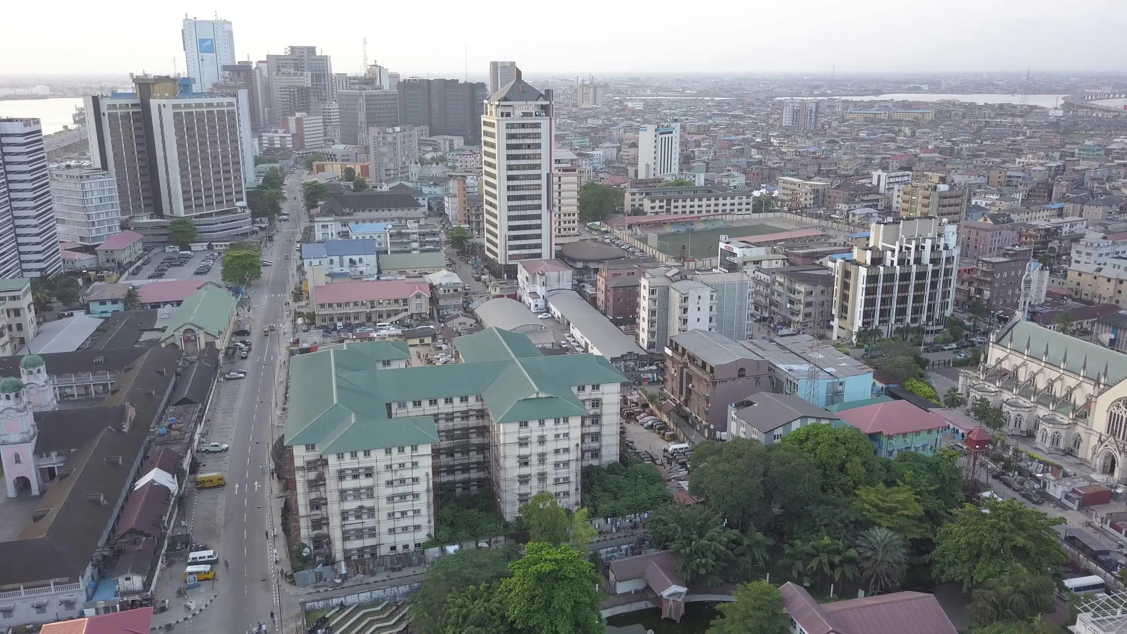 Lagos Island CMS Nigeria 10 Free Stock Video Footage, Royalty-Free 4K ...