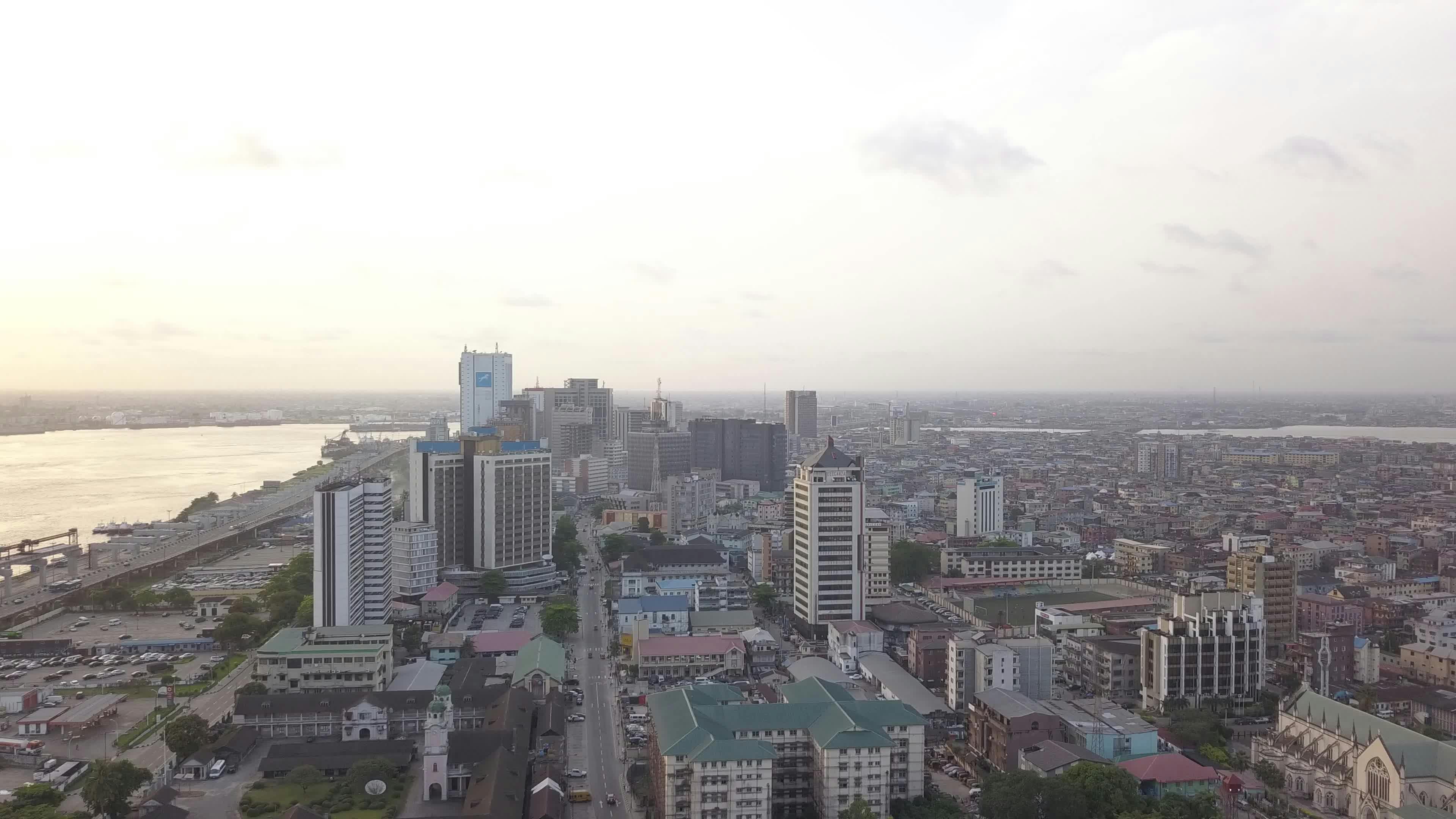 Lagos Island CMS Nigeria 17 Free Stock Video Footage, Royalty-Free 4K ...