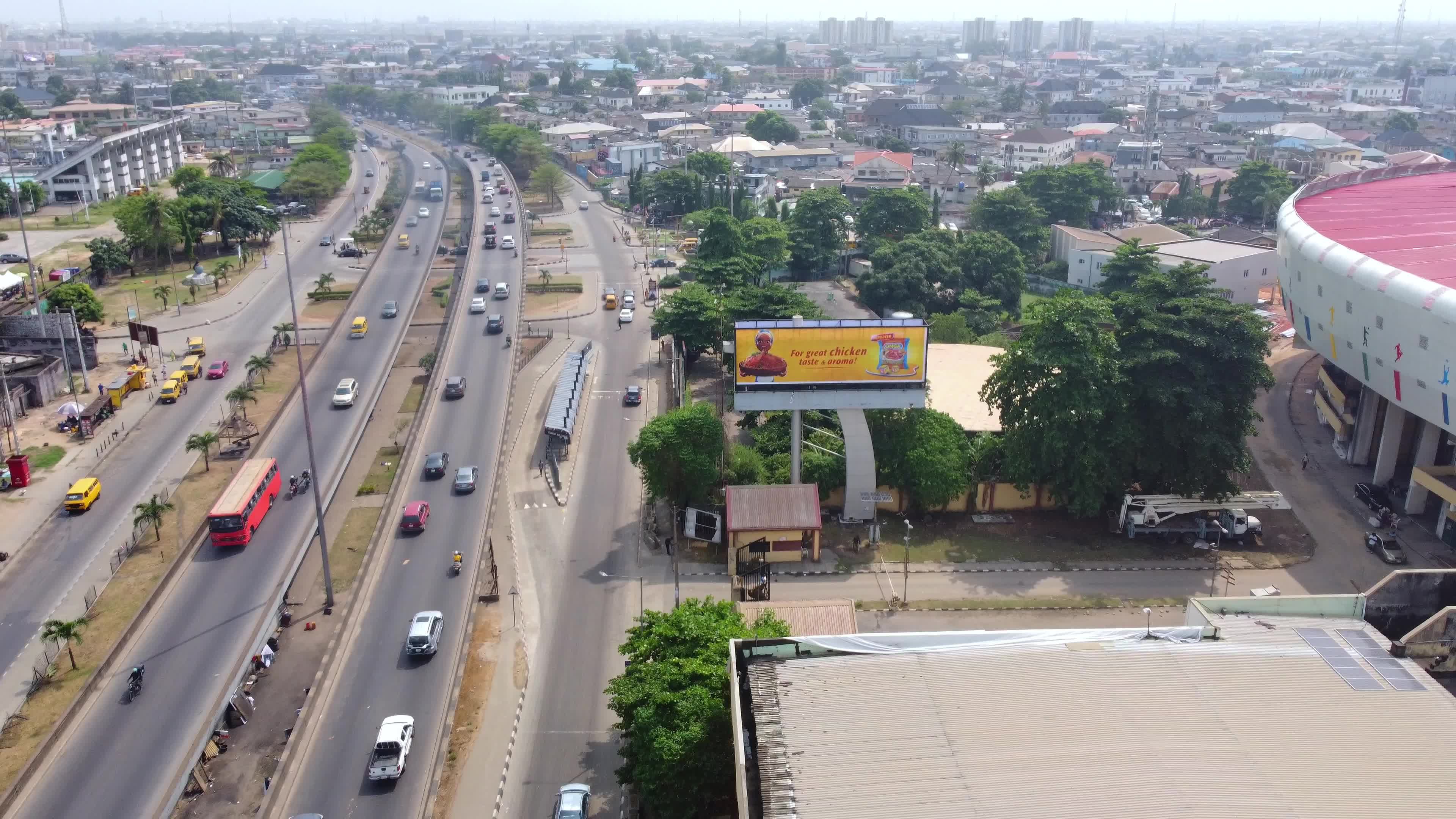 Teslim Balogun Stadium, Surulere, Lagos Nigeria Free Stock Video ...