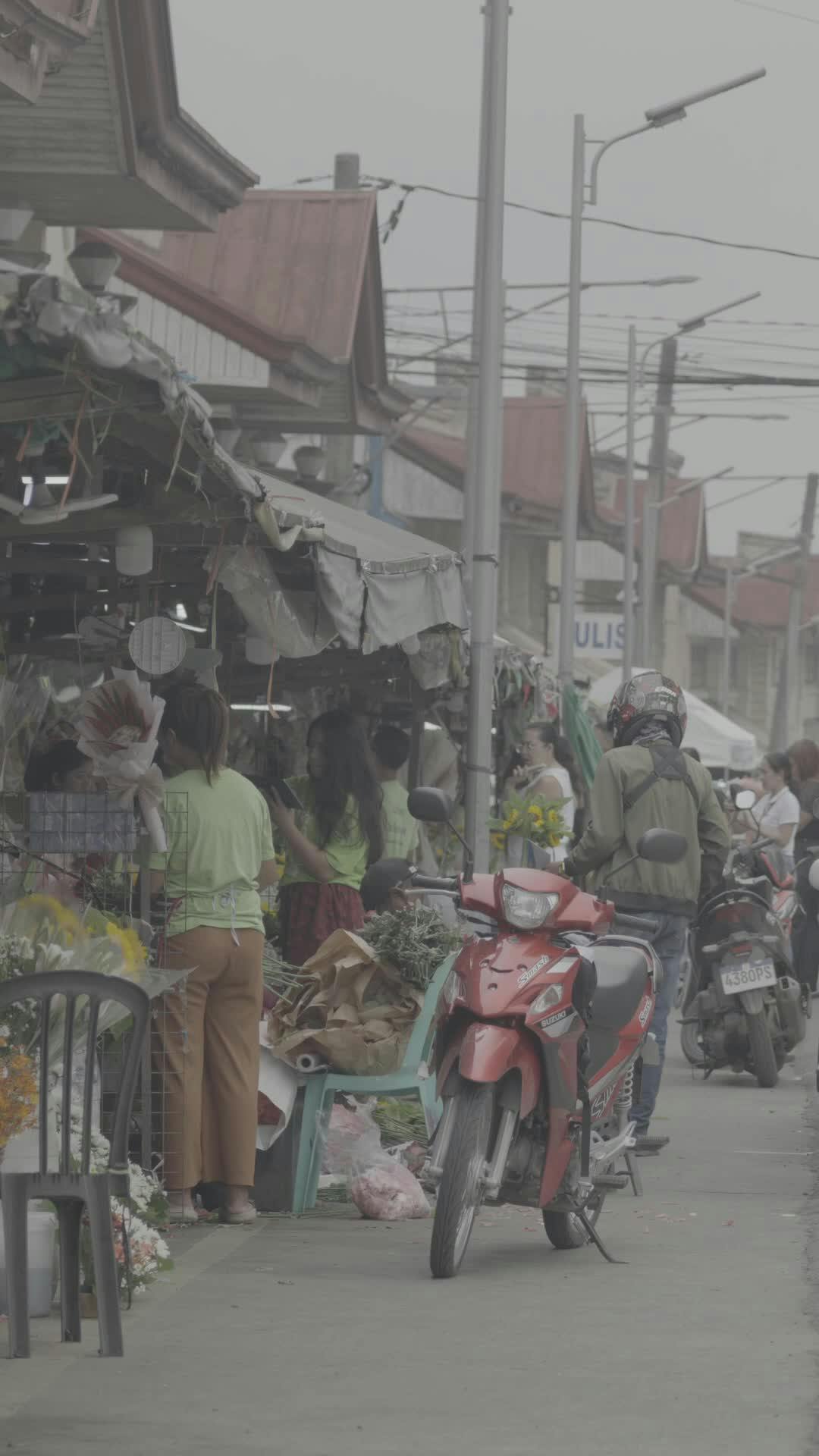 Filipino market street in Tagaytay Philippines Free Stock Video Footage ...