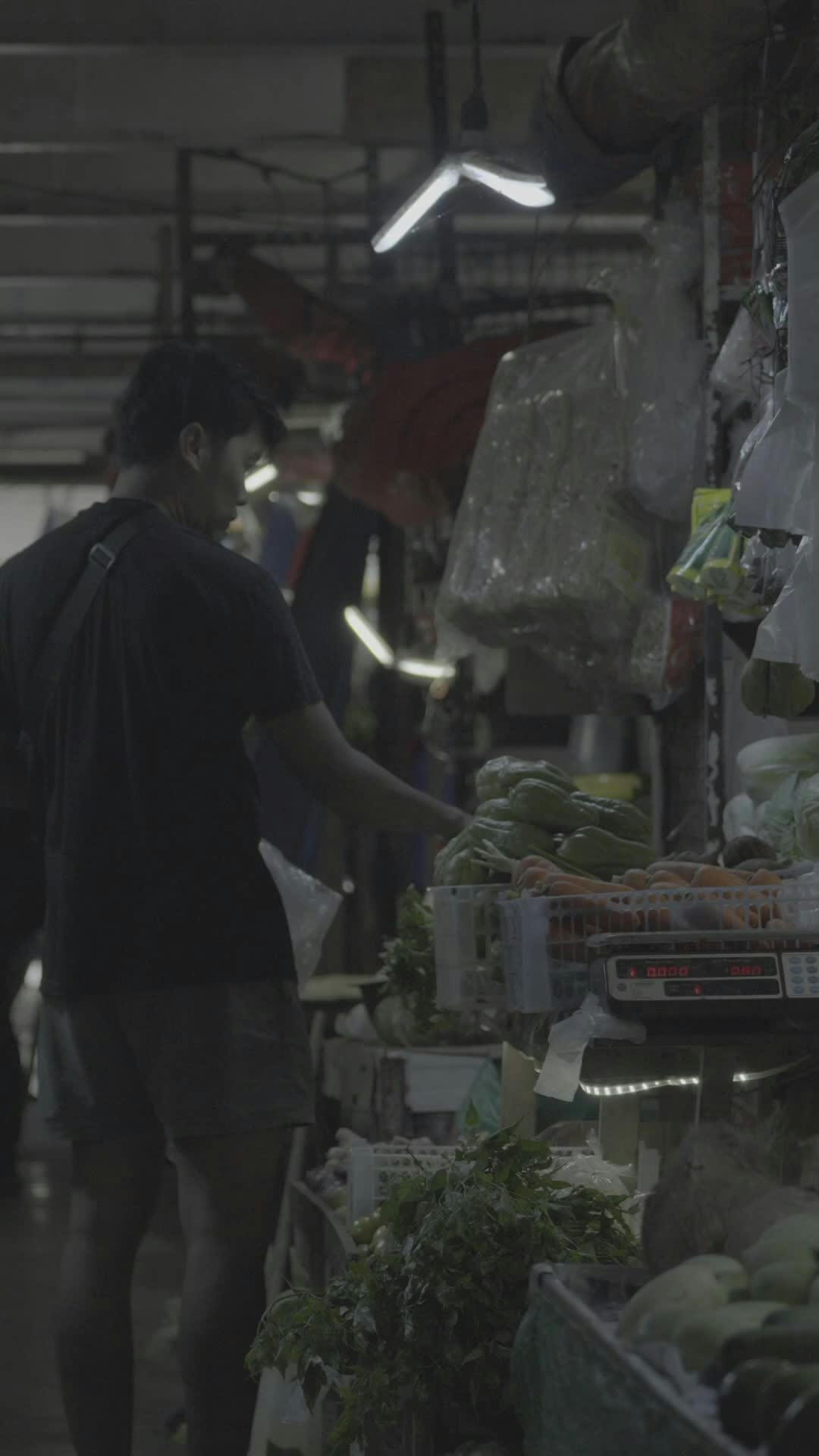 Filipino market place in Tagaytay Philippines Free Stock Video Footage ...