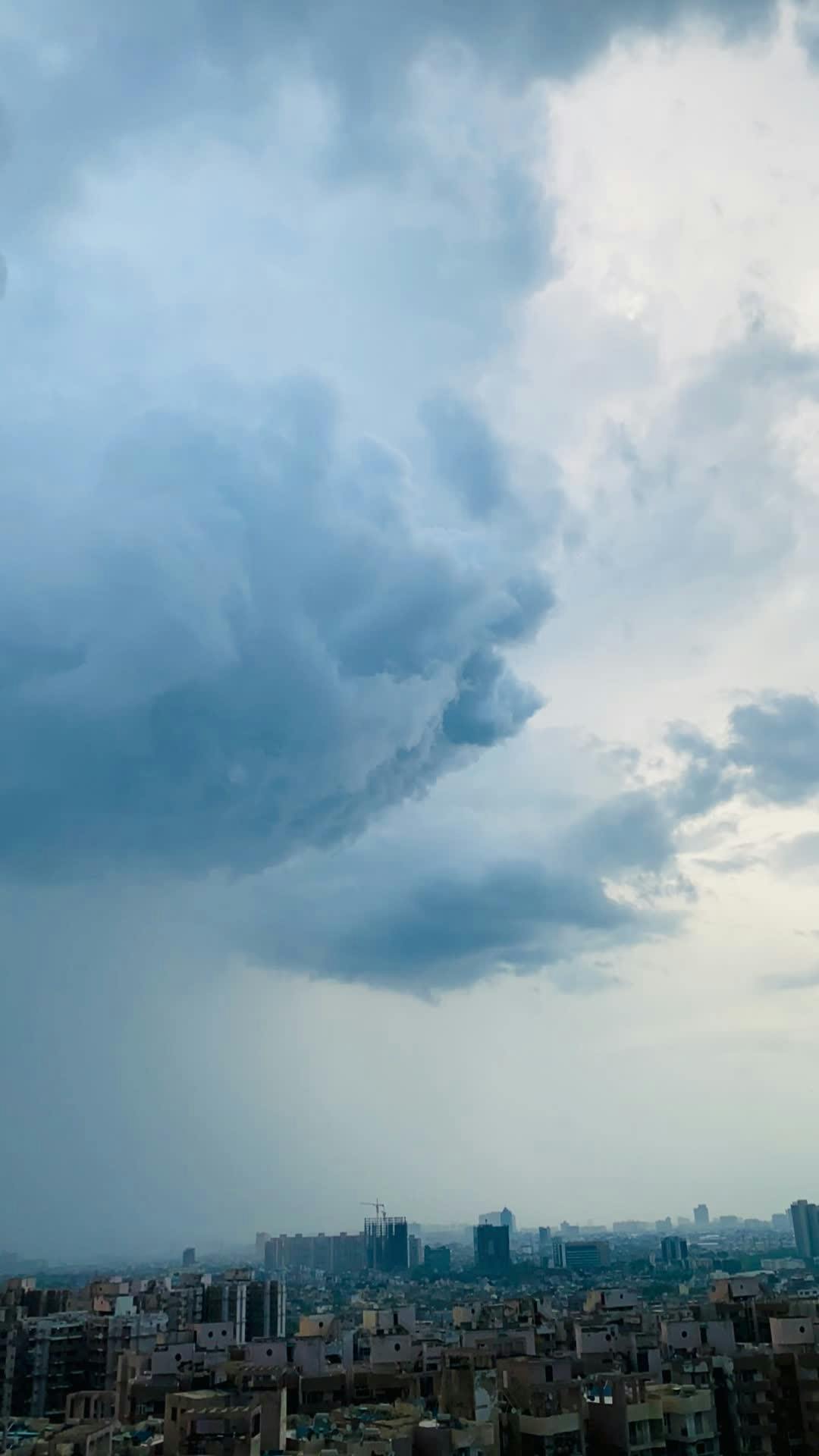 Clouds moving fast in the sky. Time Lapse in City Free Stock Video Footage, Royalty-Free 4K & HD ...