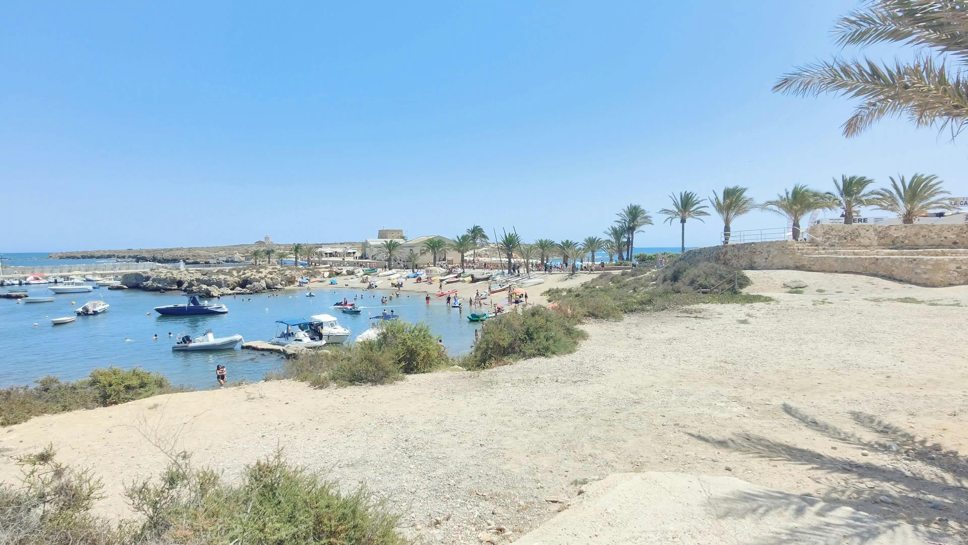 Tabarca Island Beach View In Spain Free Stock Video Footage, Royalty ...