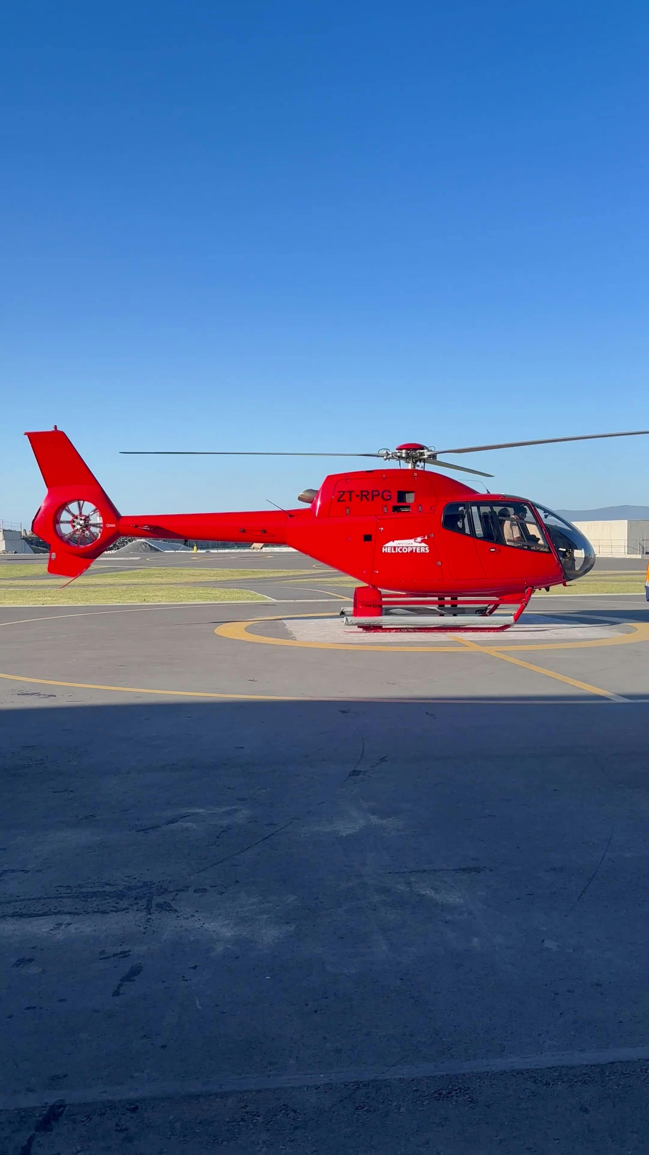 Helicopter Landing in Mountainous Airfield Region Free Stock Video ...