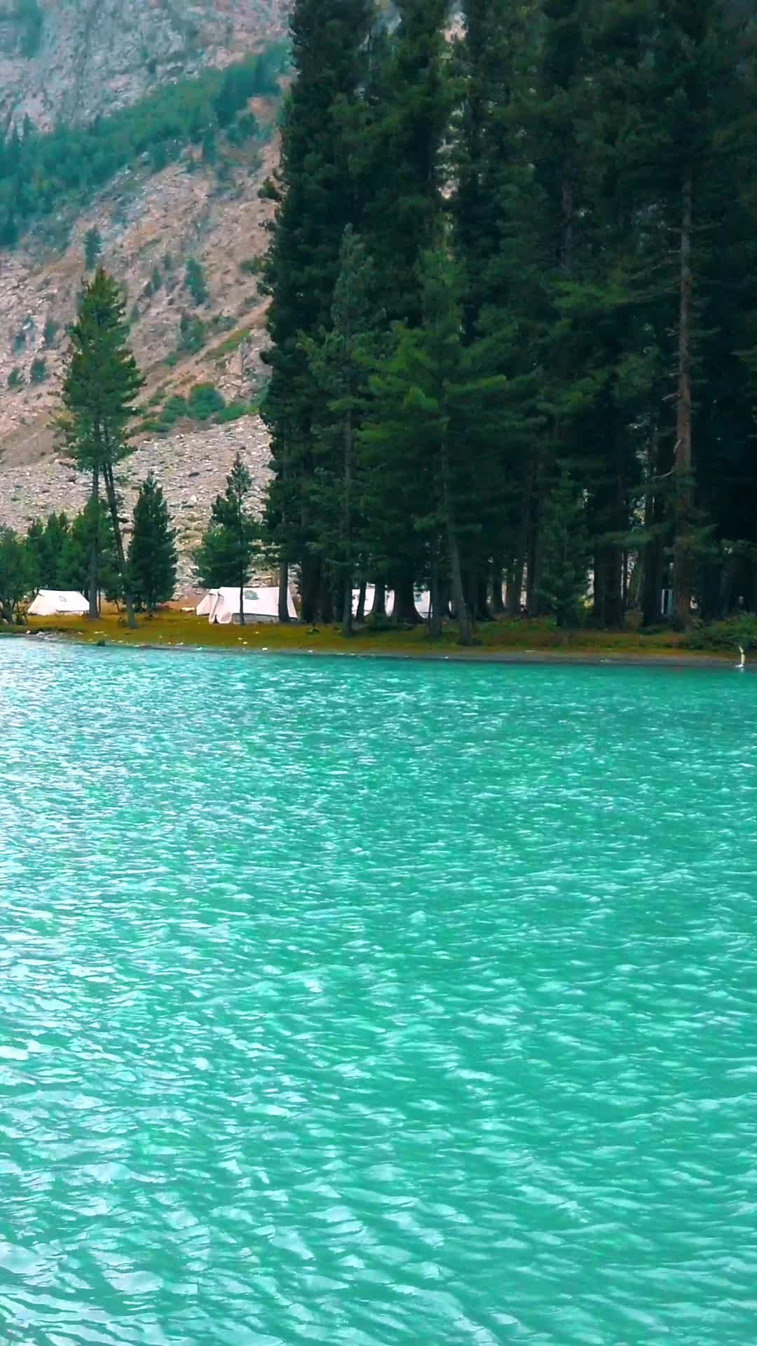 Reel of Mahodhand Lake in Sawat valley, Pakistan Free Stock Video ...