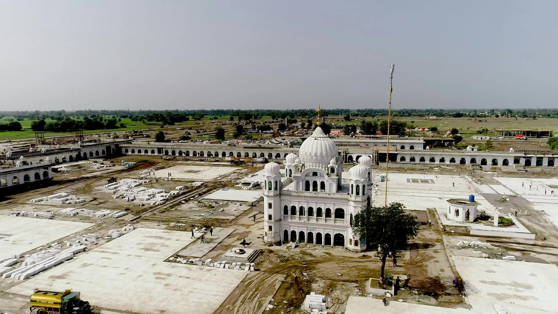 The Kartarpur Sahib, Gurdwara Darbar Sahib Kartarpur, a Sikh temple in ...
