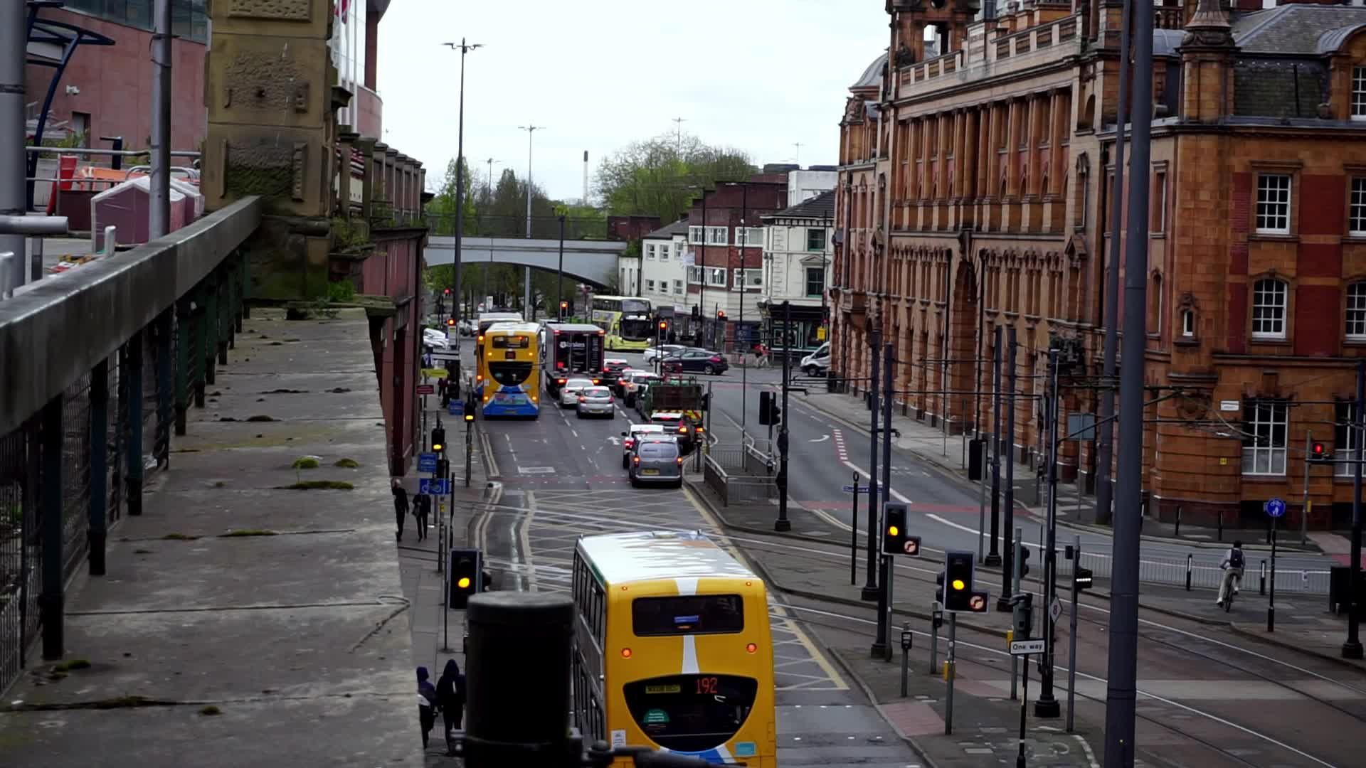 Traffic - Manchester Free Stock Video Footage, Royalty-Free 4K & HD ...