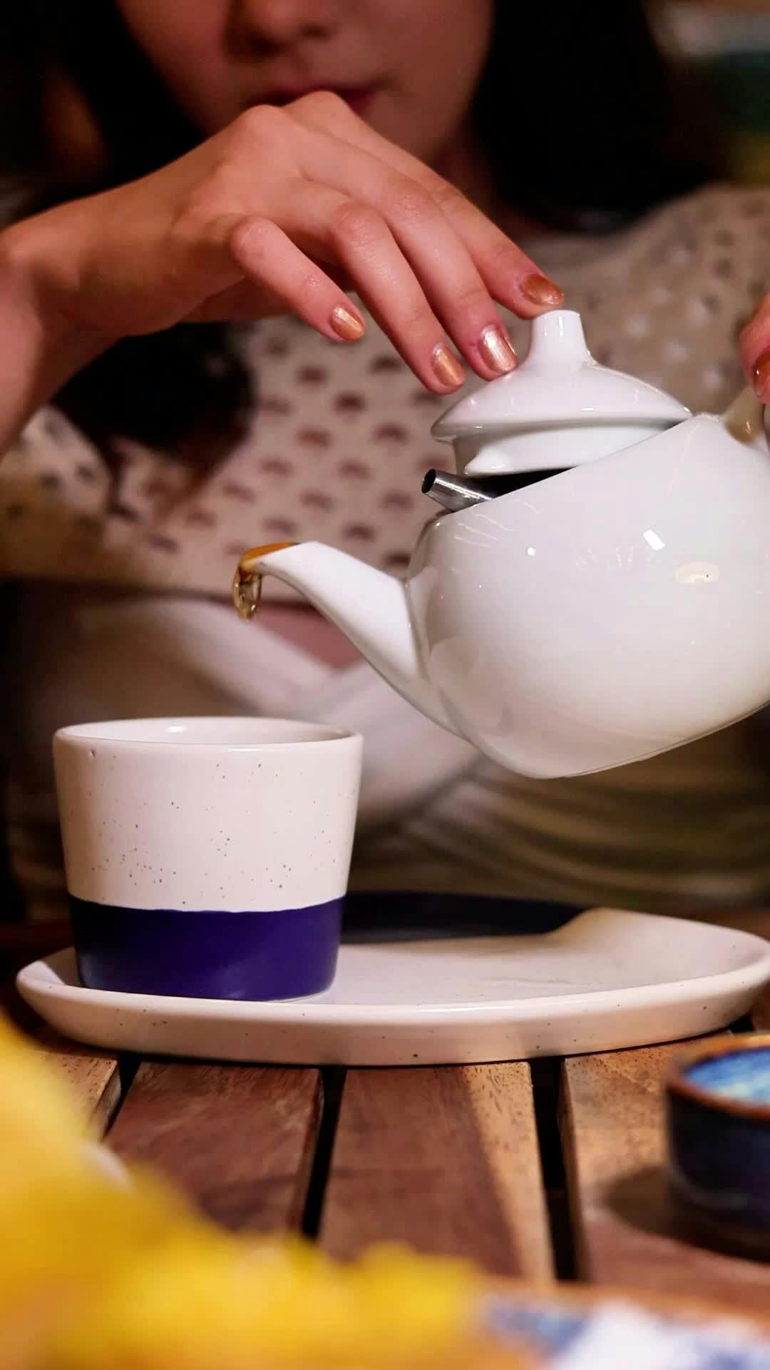 Pouring Tea On Teacup Free Stock Video Footage, Royalty-Free 4K & HD ...