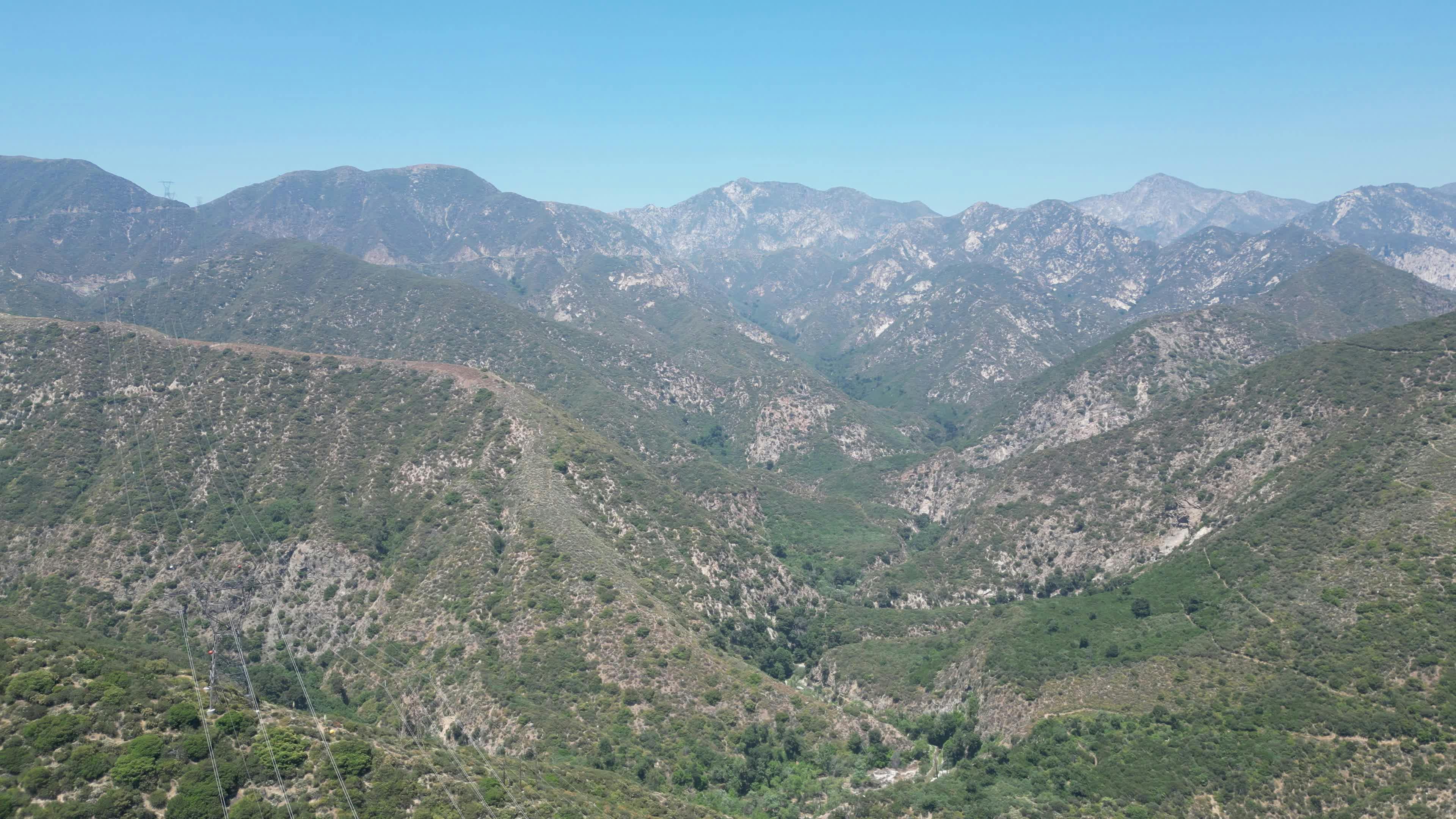 Angeles National Forest Mountains, California Free Stock Video Footage ...