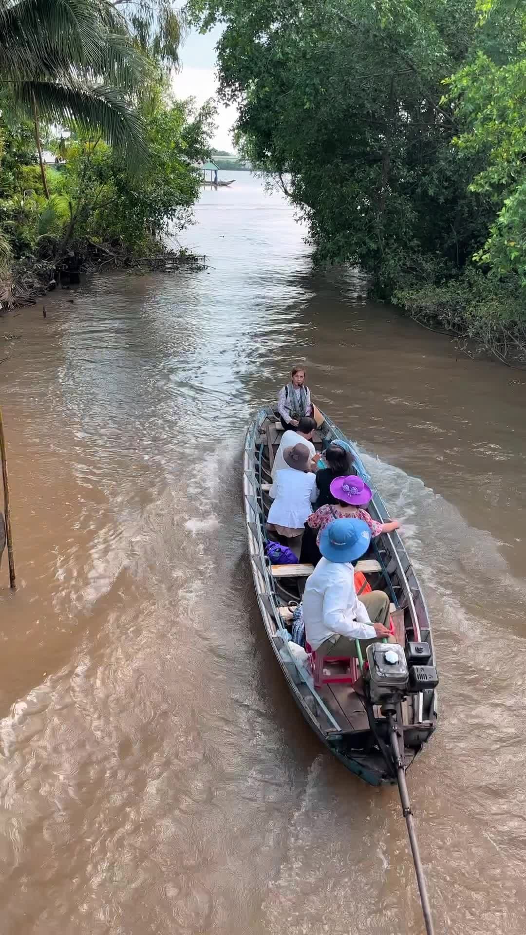 A boat is traveling through a flooded area Free Stock Video Footage ...