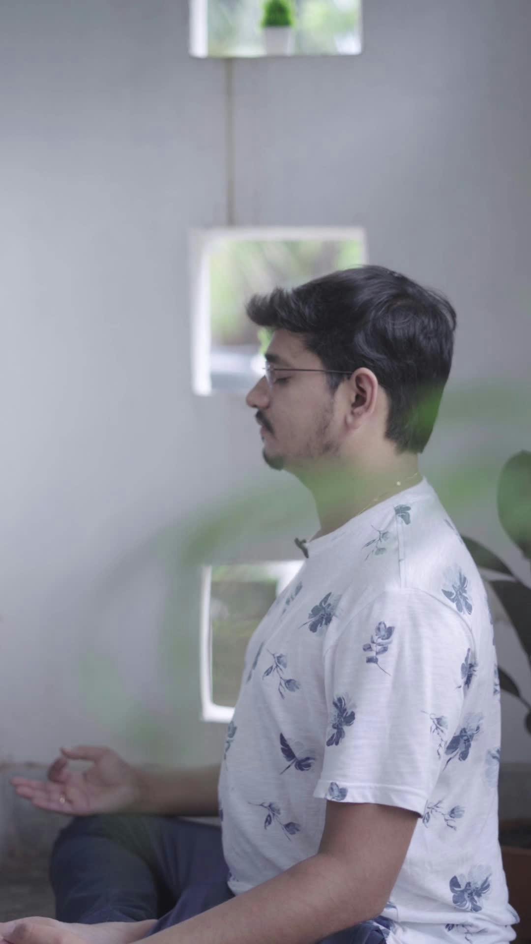 A Woman Meditating On A Platform Overseeing The Rice Field Free Stock ...