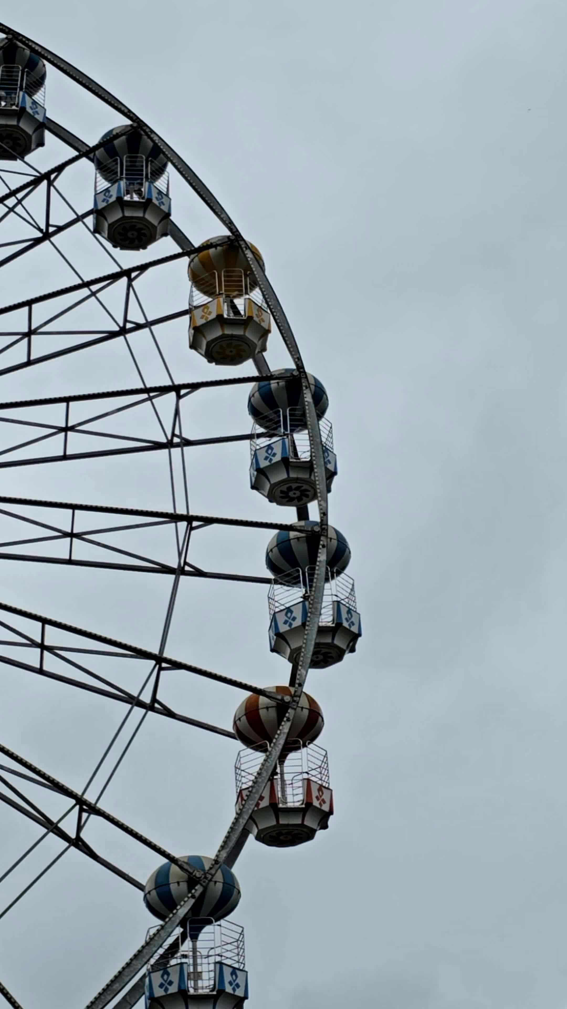 Colorful Ferris Wheel in Motion Free Stock Video Footage, Royalty-Free ...