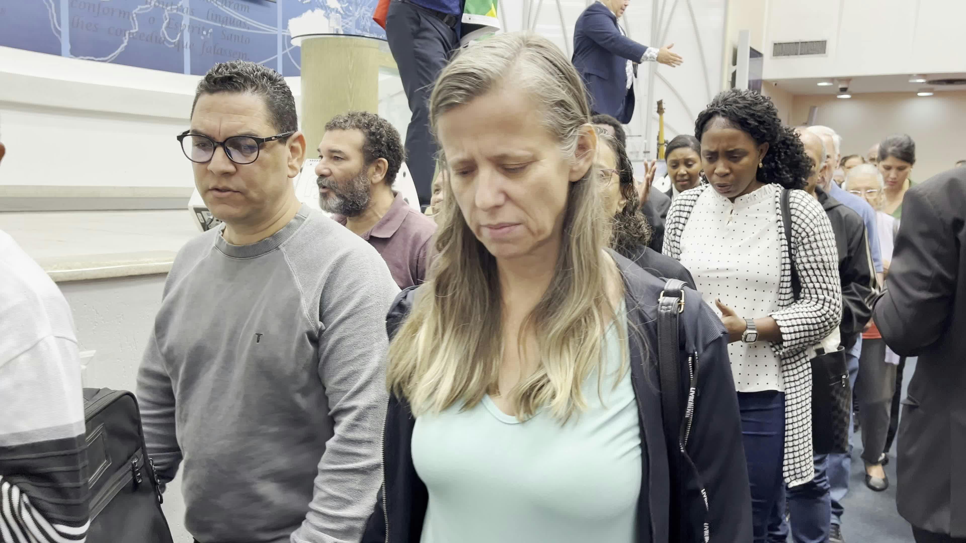 Man Taking Notes in Church Gathering Free Stock Video Footage, Royalty ...