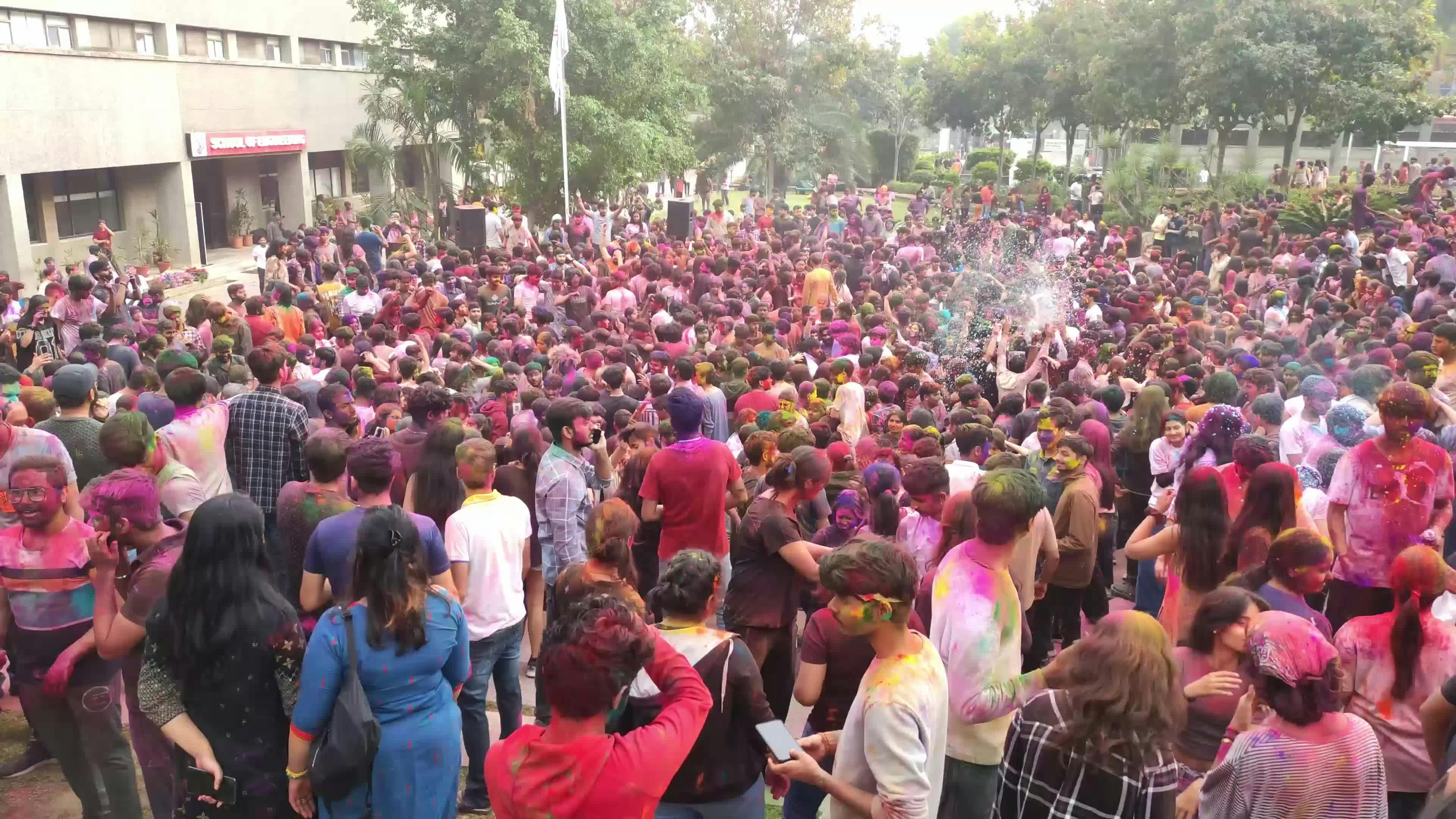 Social Gathering During Holi Festival in India Free Stock Video Footage ...
