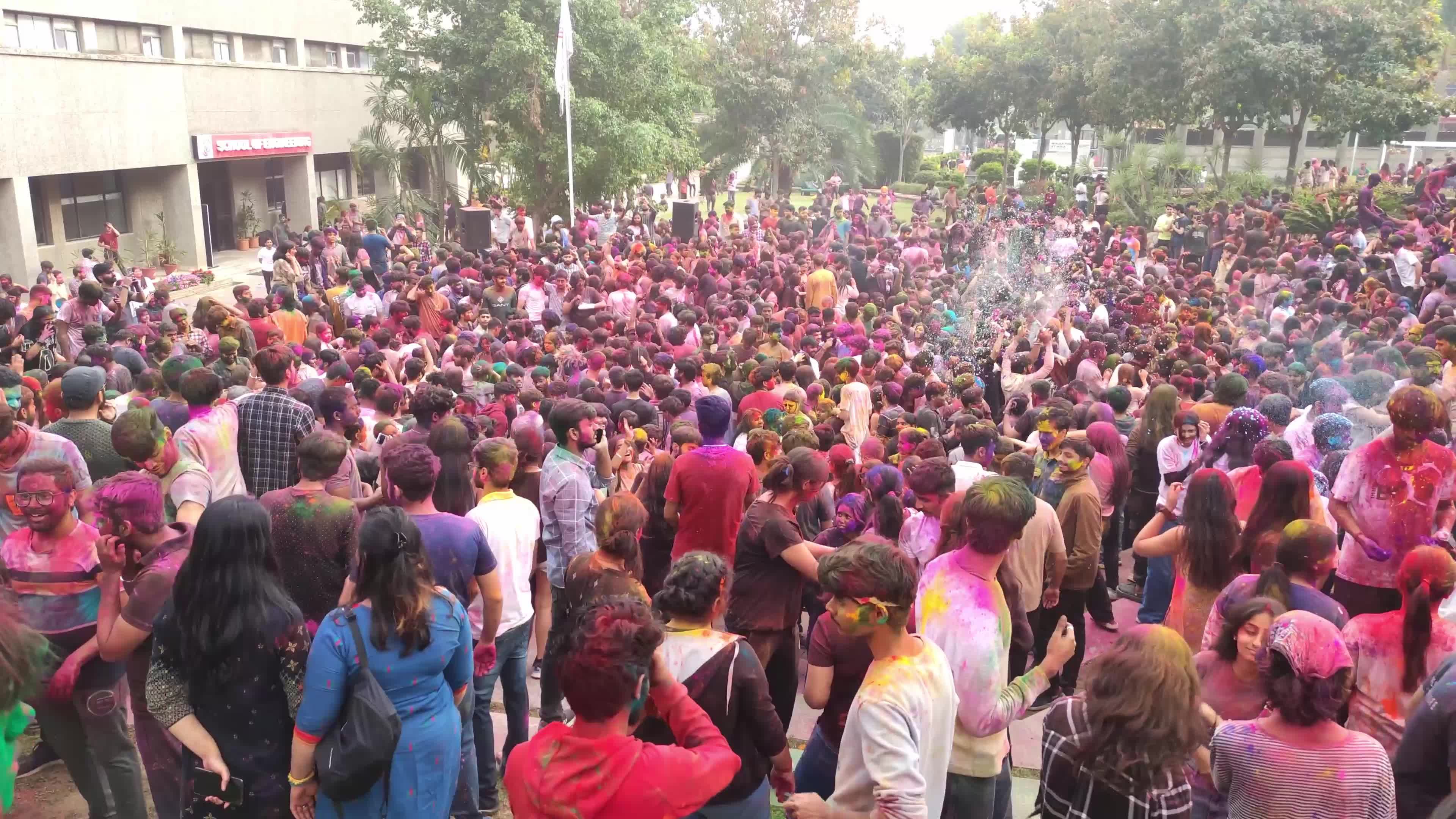 Gathering during Holi Celebration Free Stock Video Footage, Royalty ...