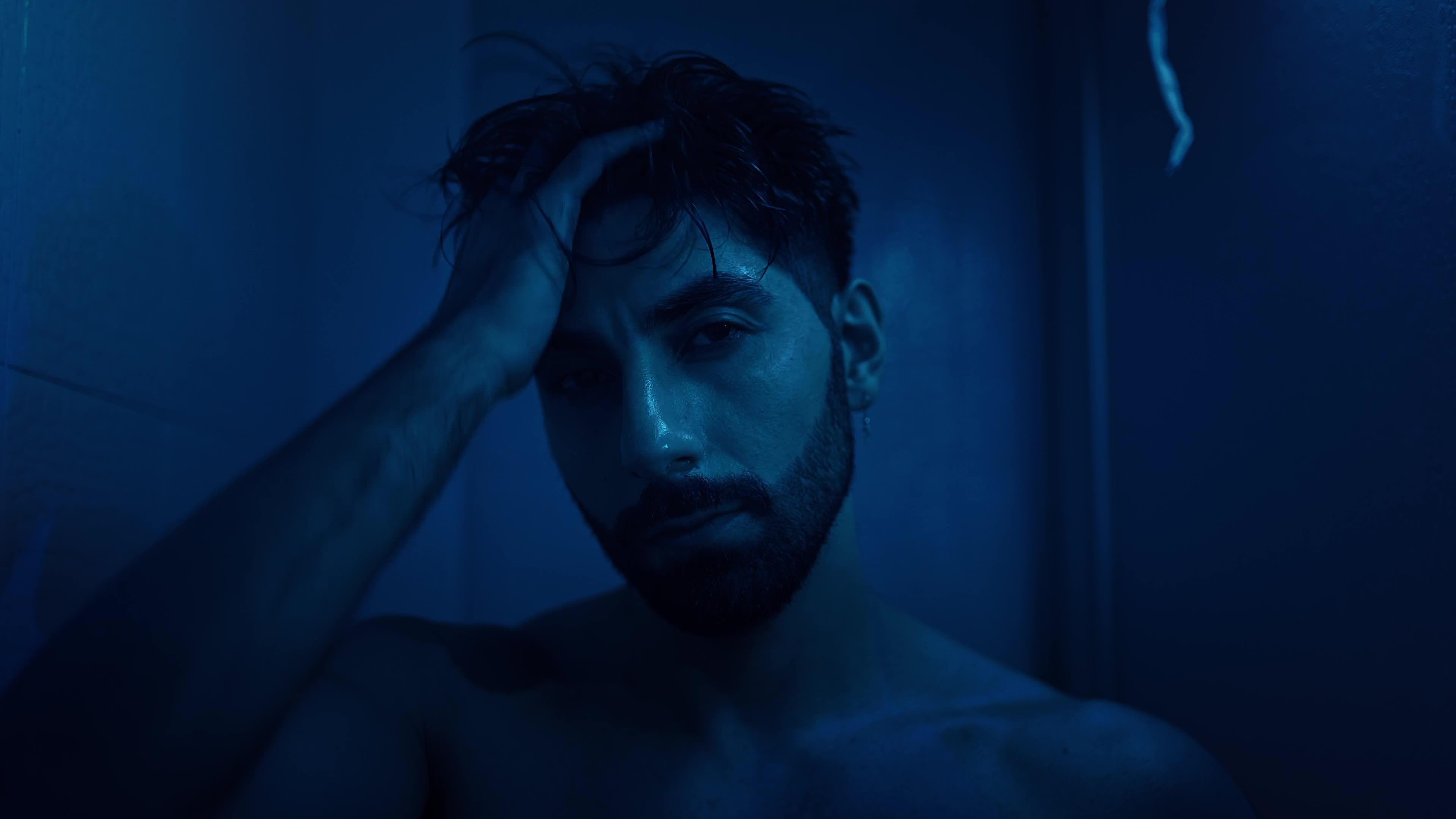 showering man Free Stock Video Footage, Royalty-Free 4K & HD Video Clip