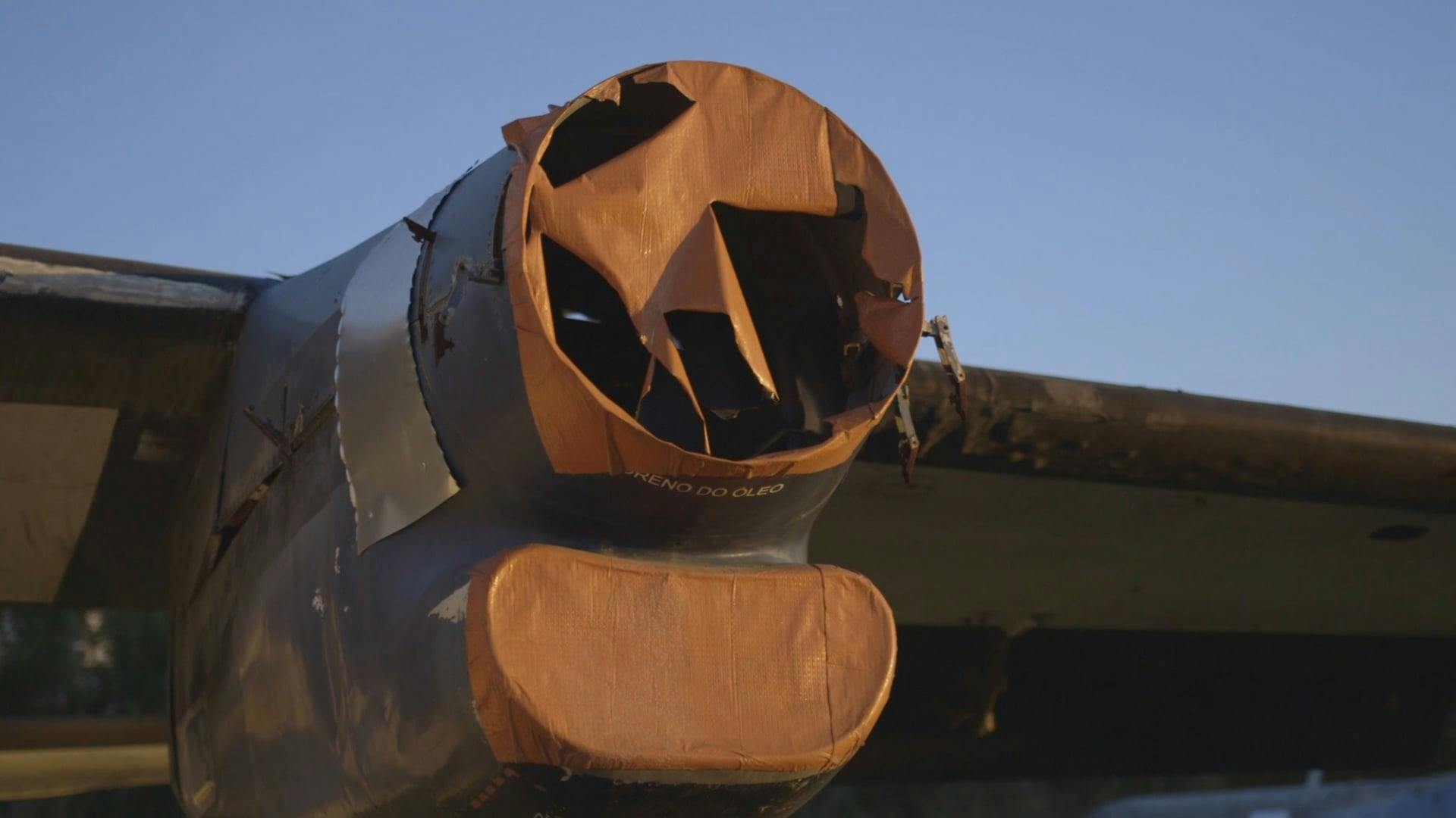 The Nose Of An Old Dilapidated Jet Fighter PLane · Free Stock Video