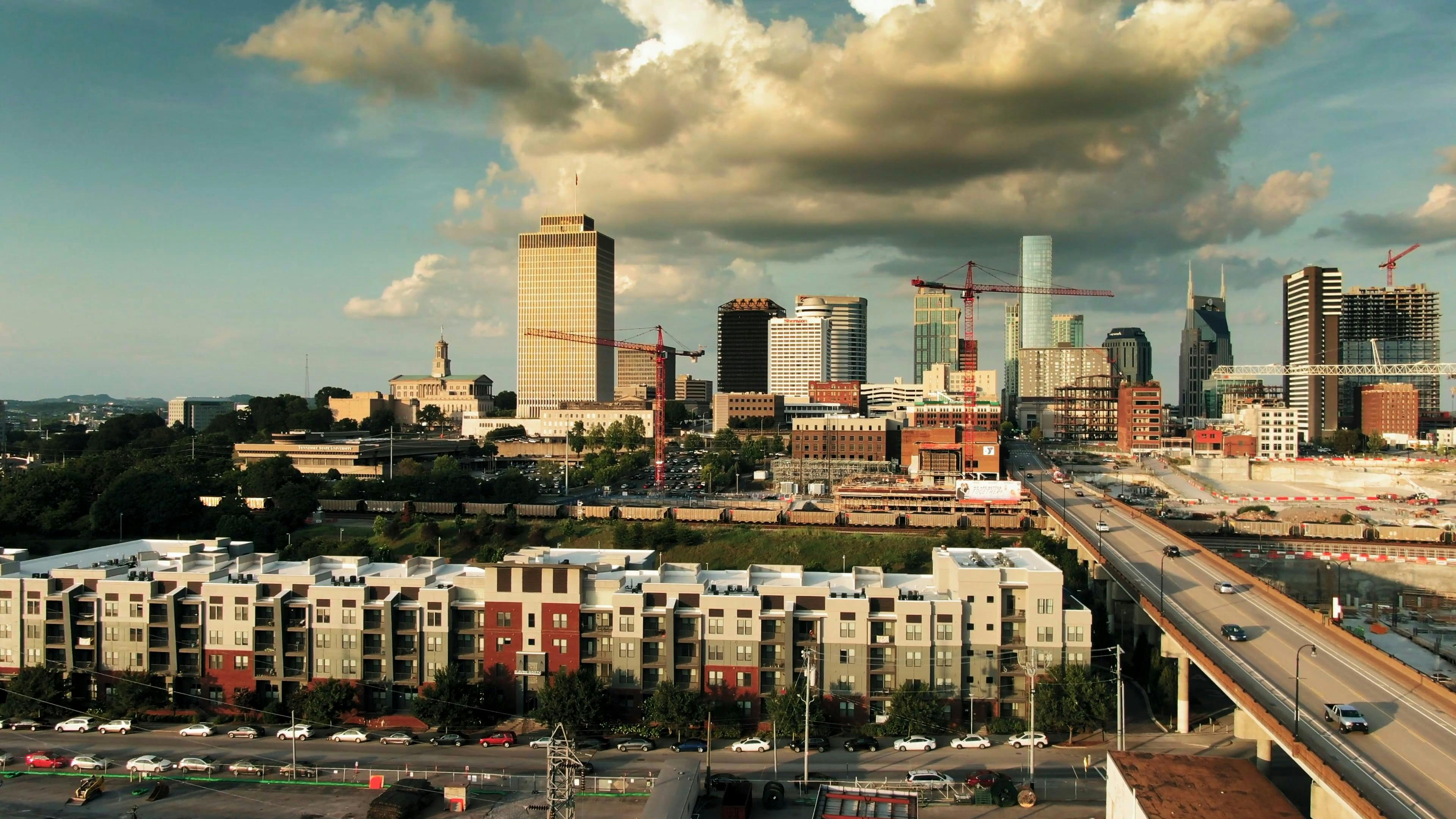 Constructions In A Developing City · Free Stock Video