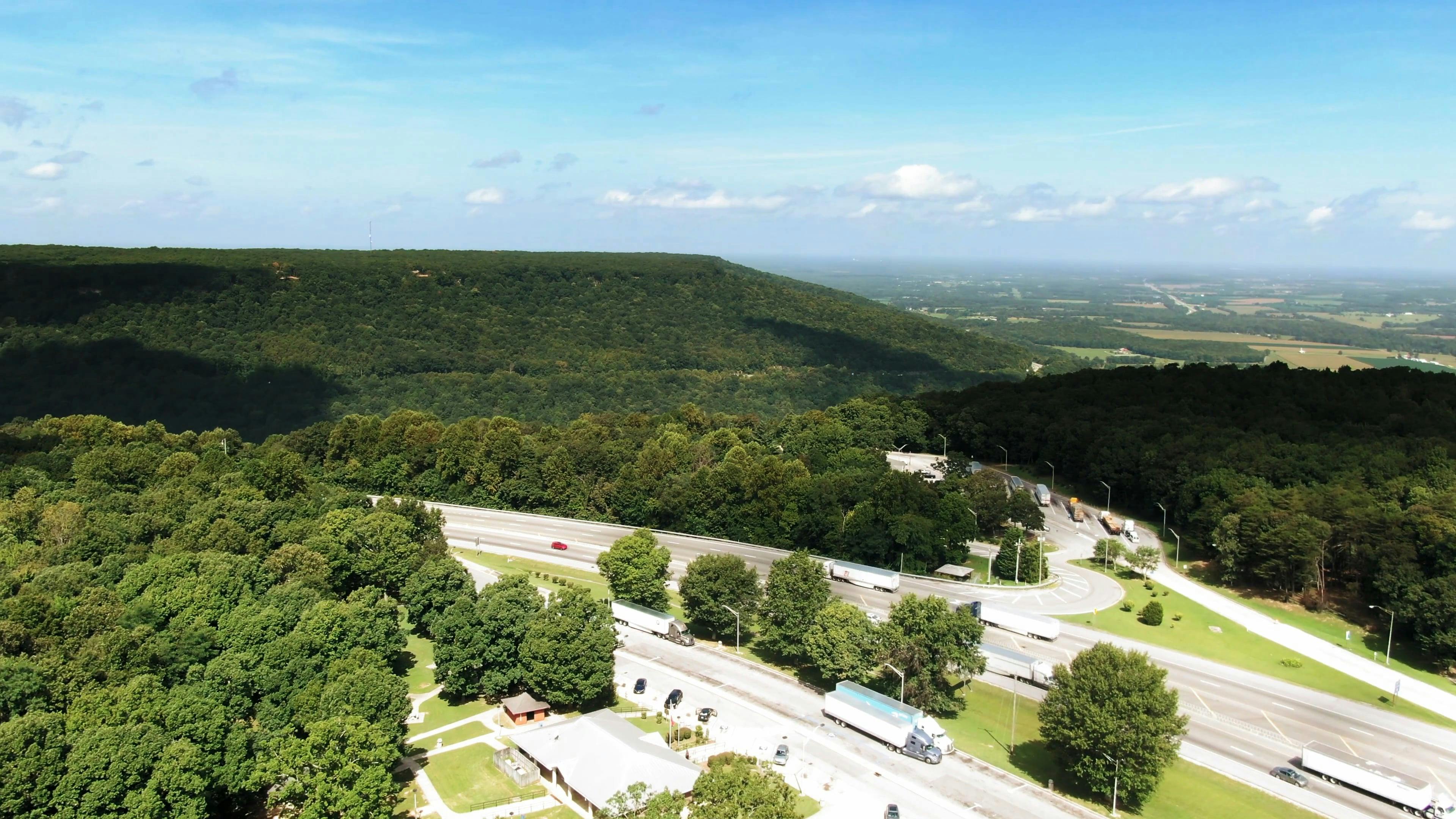 Rest Stops In Long Highways Free Stock Video Footage, Royalty-Free 4K ...