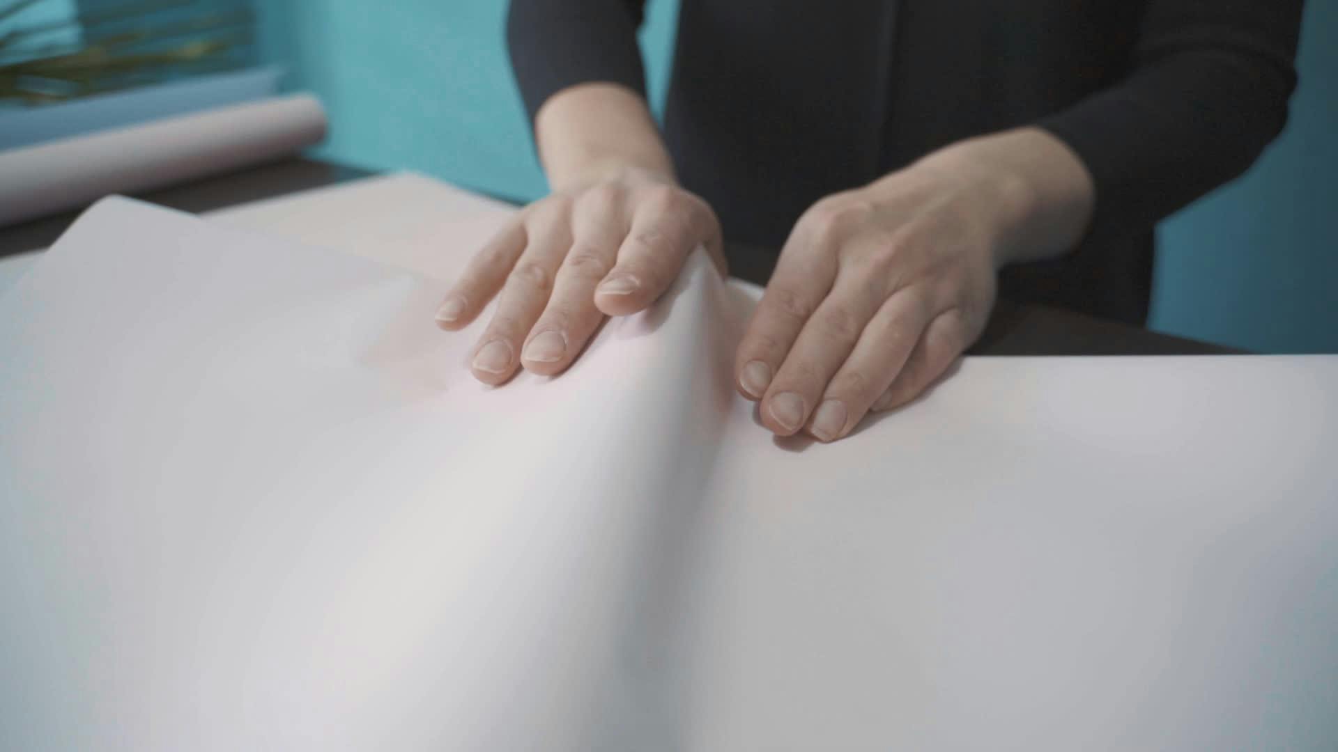 A person is folding a piece of paper Free Stock Video Footage, Royalty ...