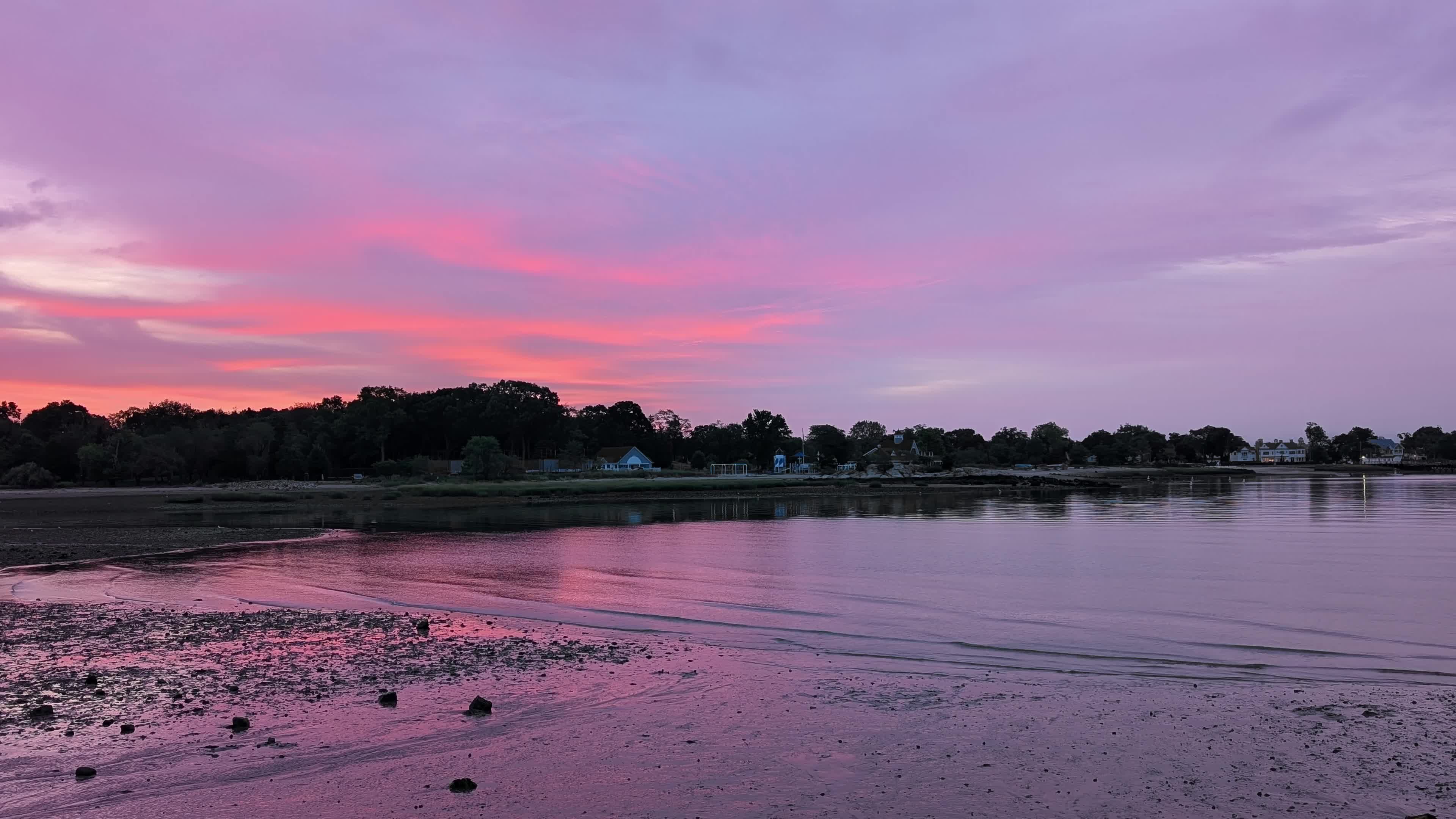 Twilight. 6:33 am. 64° F. September 18, 2024. Cove Island Park ...