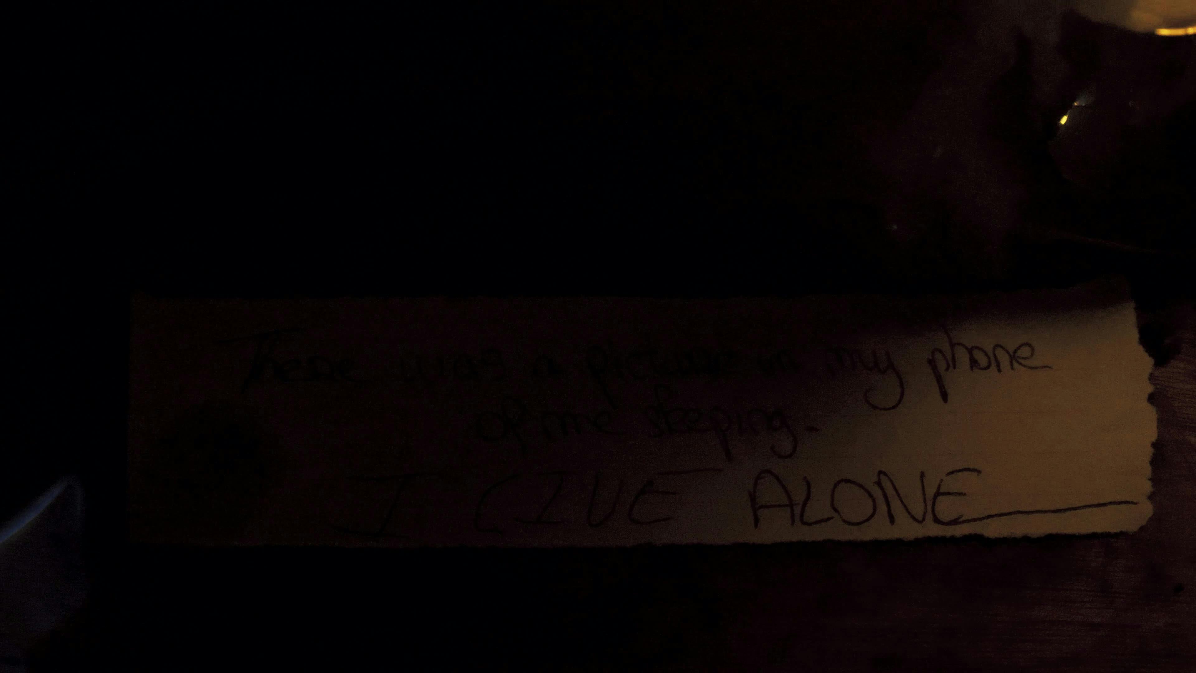 Creepy Burning Note with Chilling Message Free Stock Video Footage ...