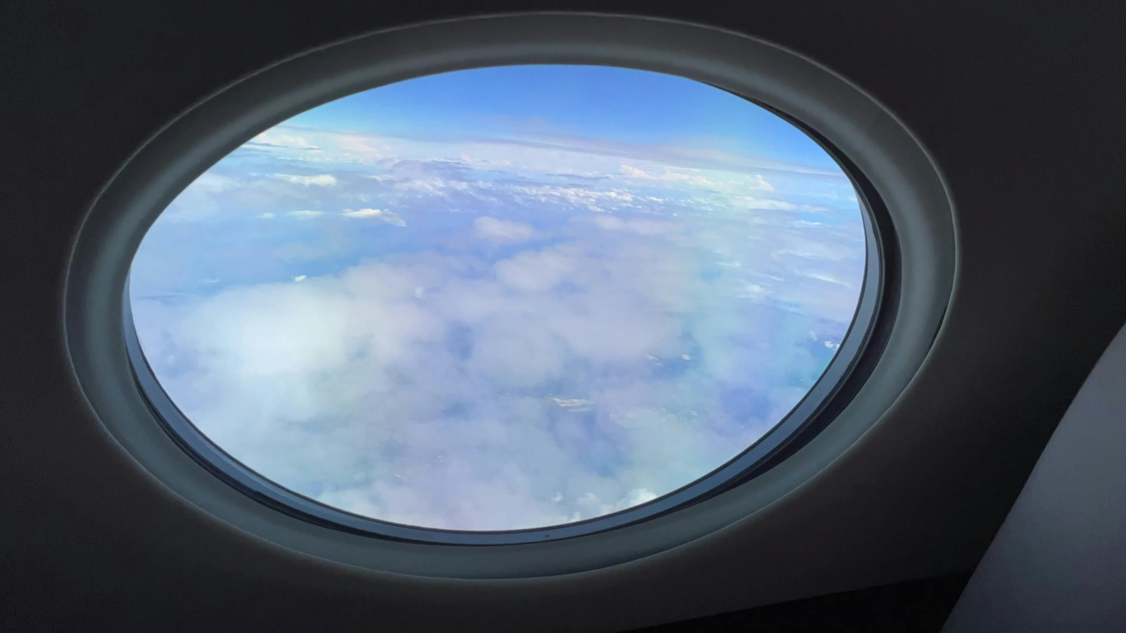 Breathtaking Cloudscape from Airplane Window Free Stock Video Footage ...