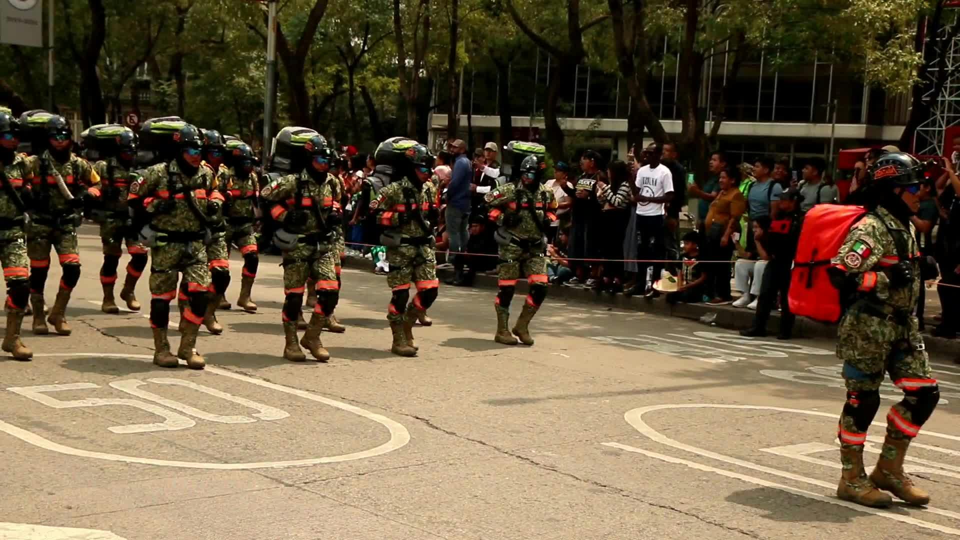 Military Parade in Urban Street Setting Free Stock Video Footage ...