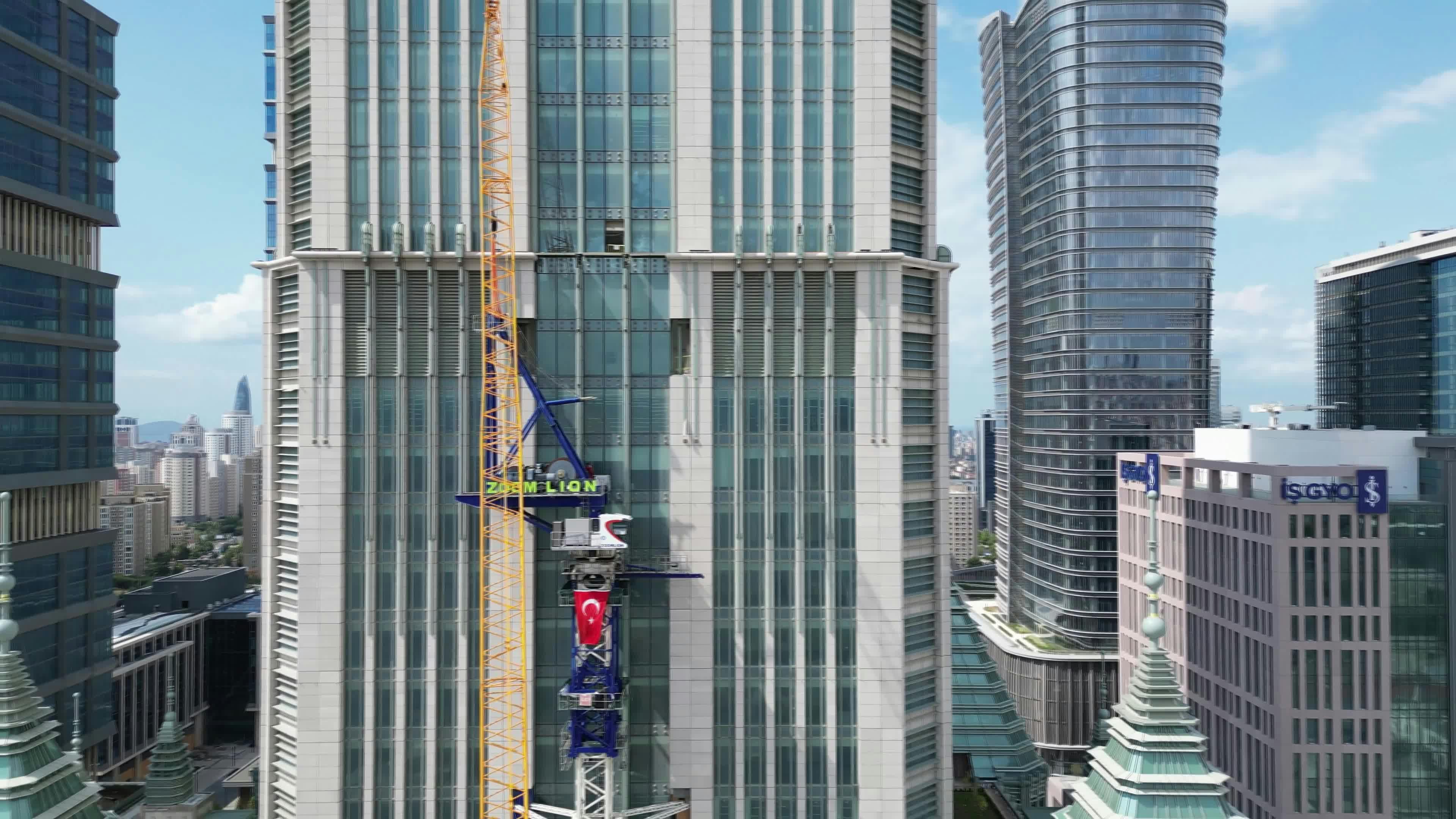 Exterior Design Of A Modern High Rise Buildings Free Stock Video ...