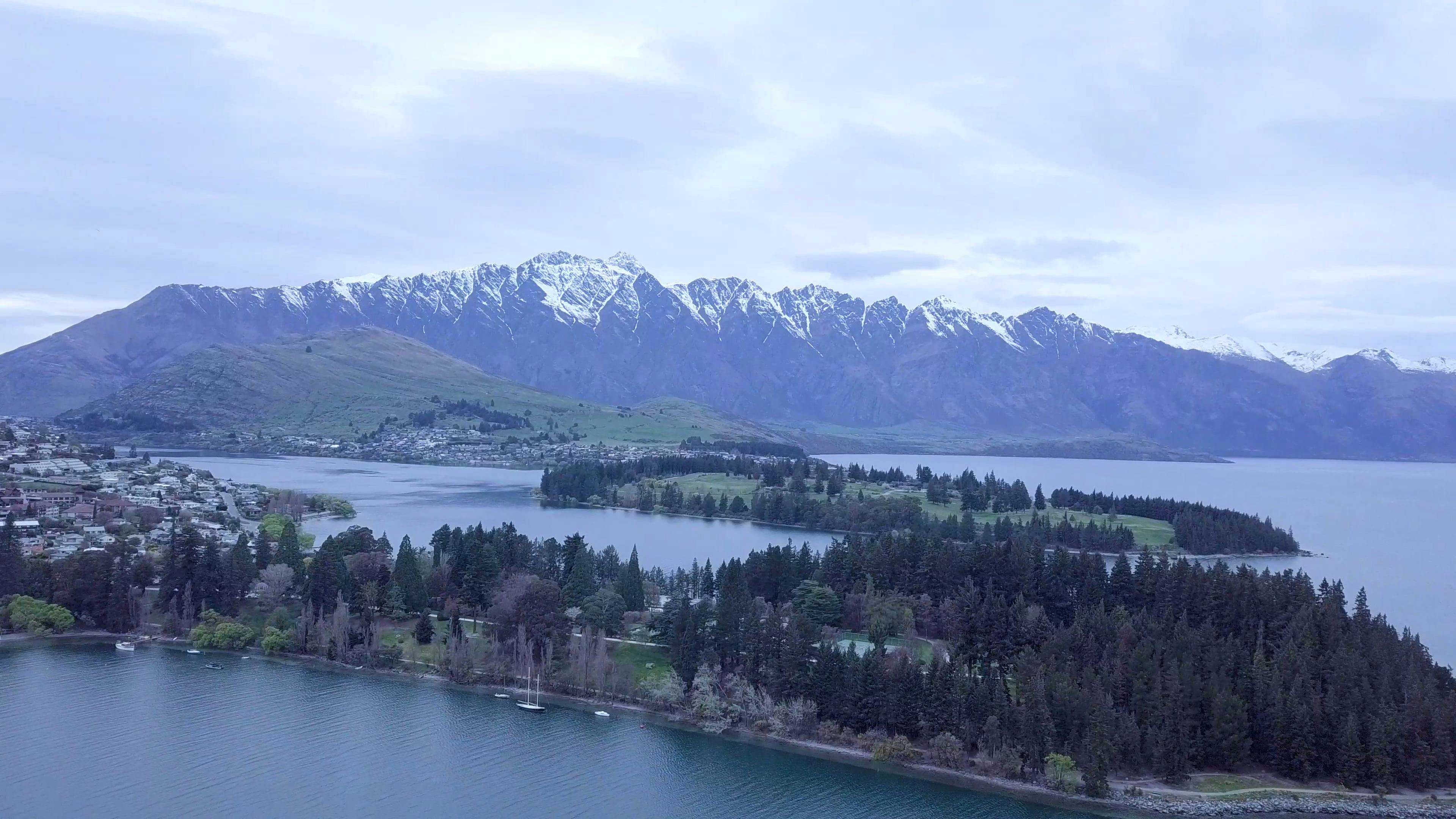 Aerial Footage Of The Scenic View Of New Zealand Countryside · Free ...