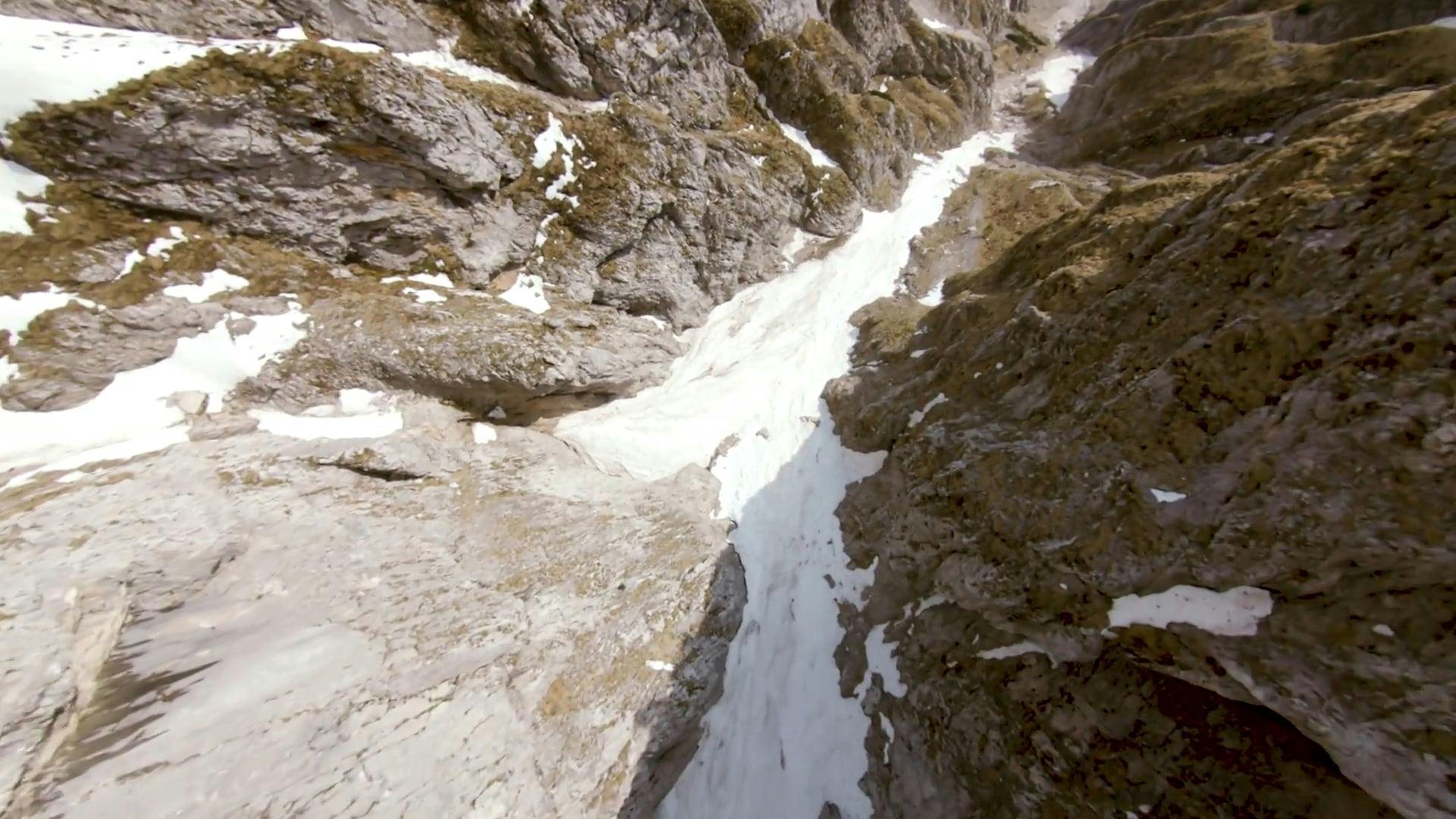 A River Of Ice Flows Down From The Mountain Free Stock Video Footage ...