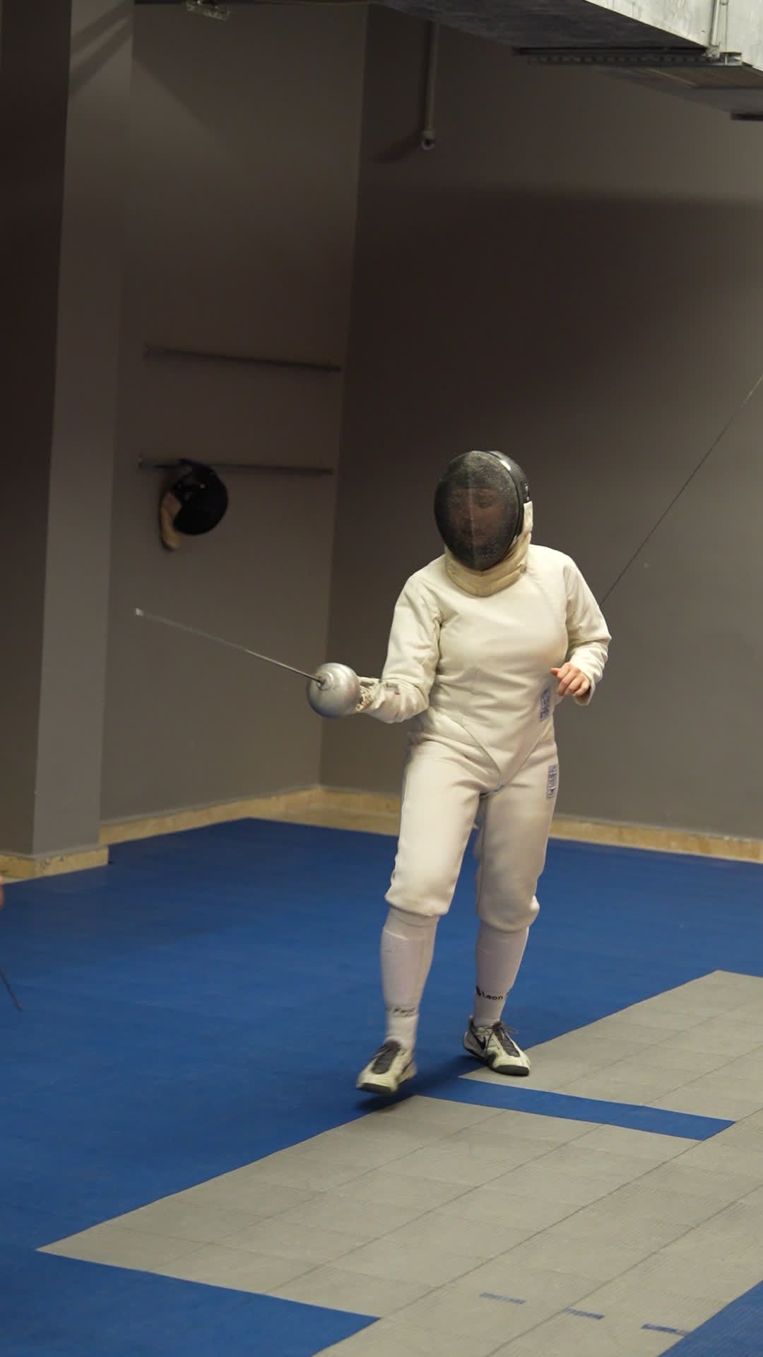 Dynamic Indoor Fencing Training Session Free Stock Video Footage ...