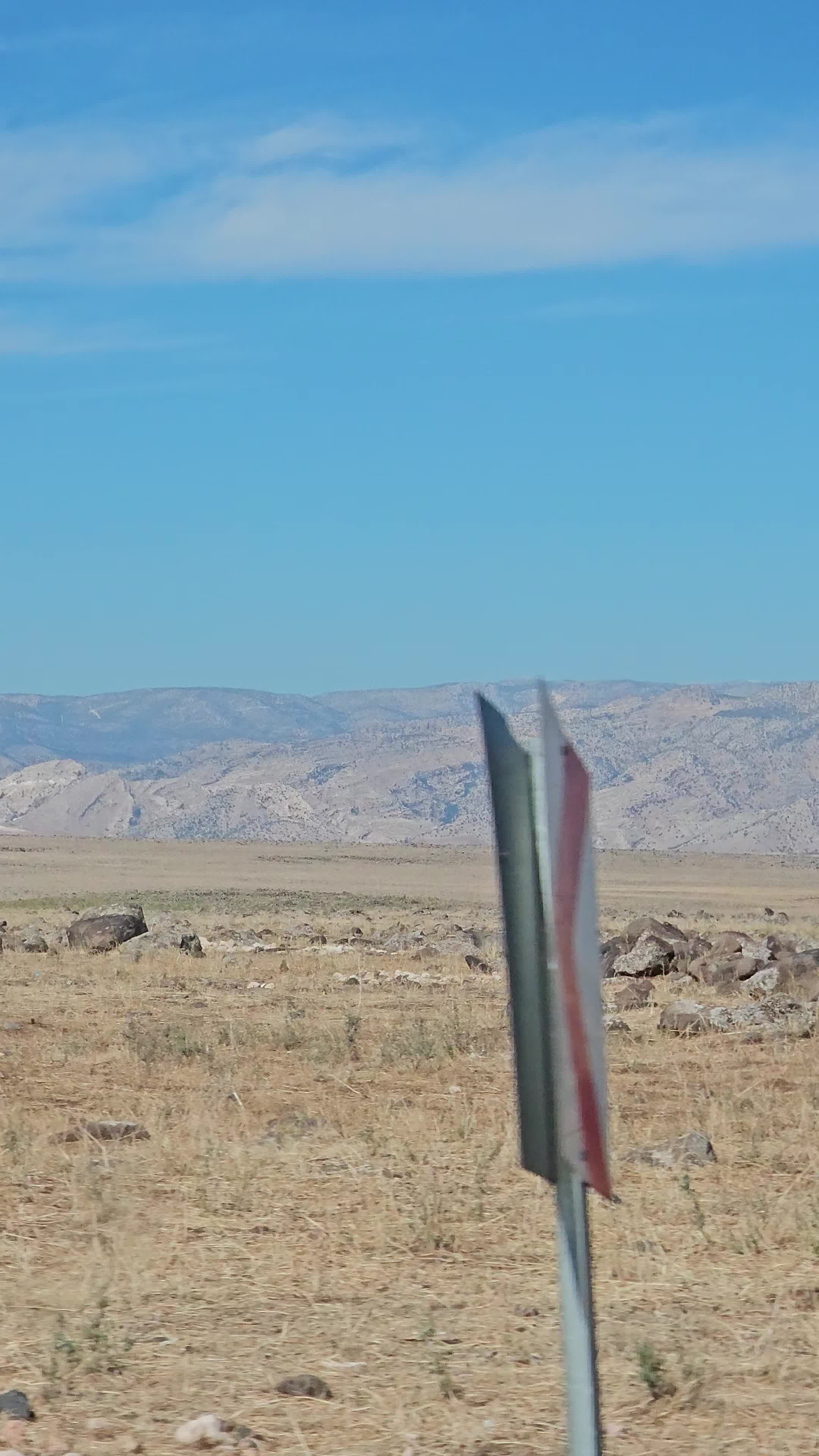 Wide Open Desert Landscape with Mountains Free Stock Video Footage ...