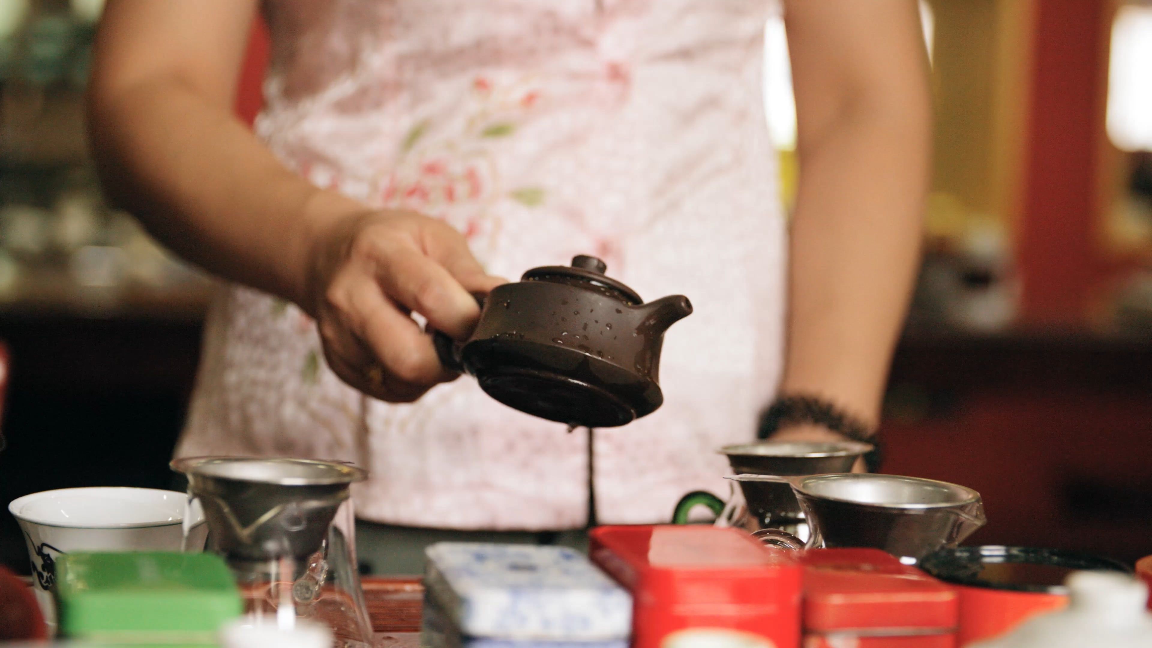 Water Spilling From A Kettle Being Shake Free Stock Video Footage ...