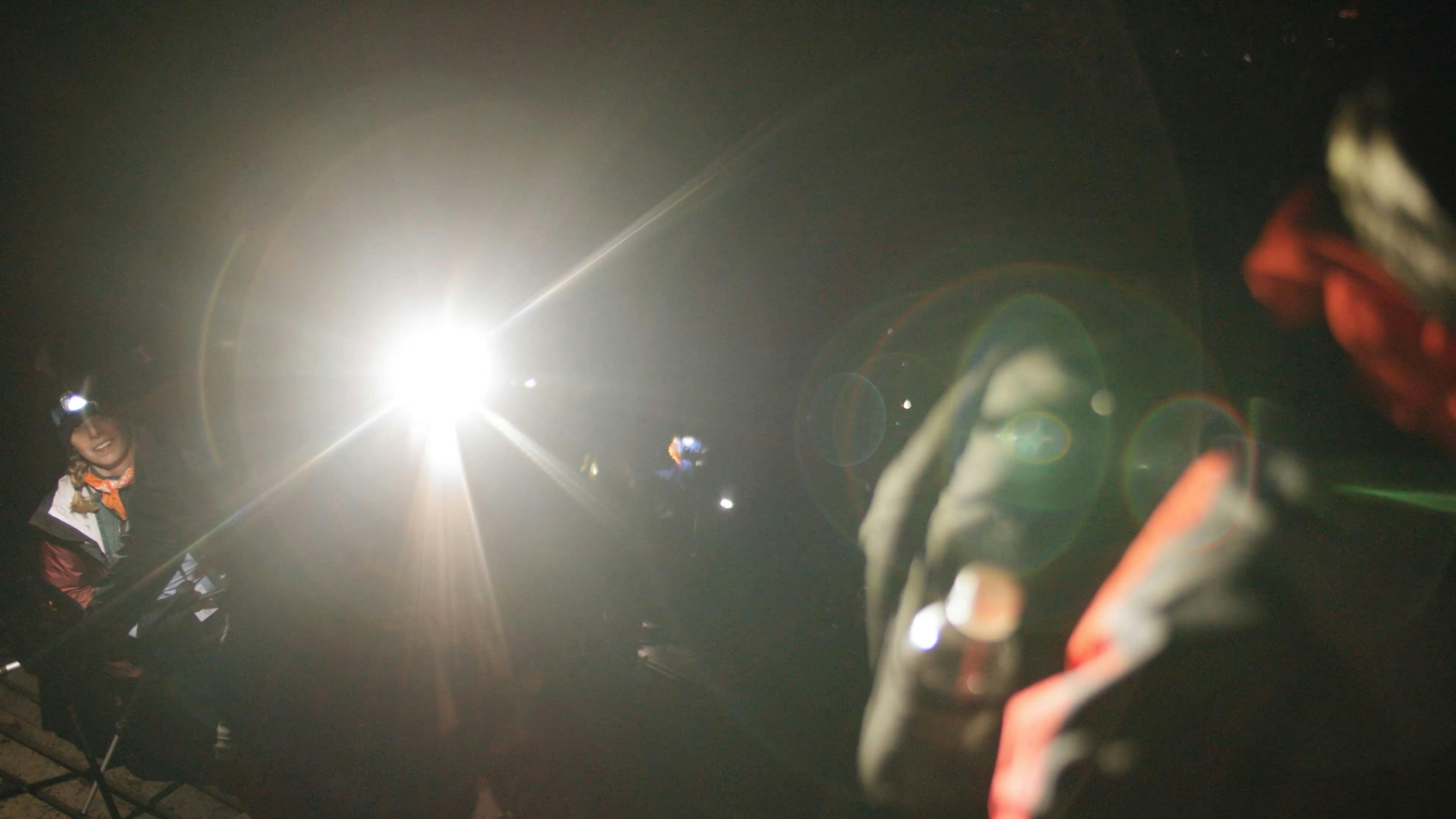 Man Holding A Flashlight · Free Stock Video