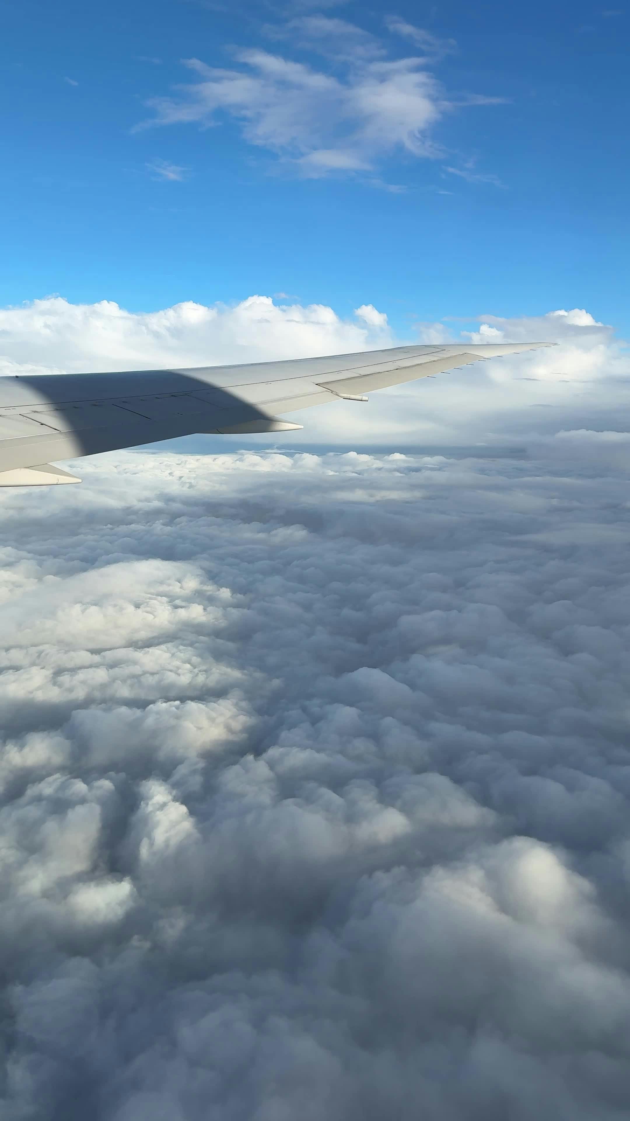 A window view of the sky and clouds Free Stock Video Footage, Royalty ...