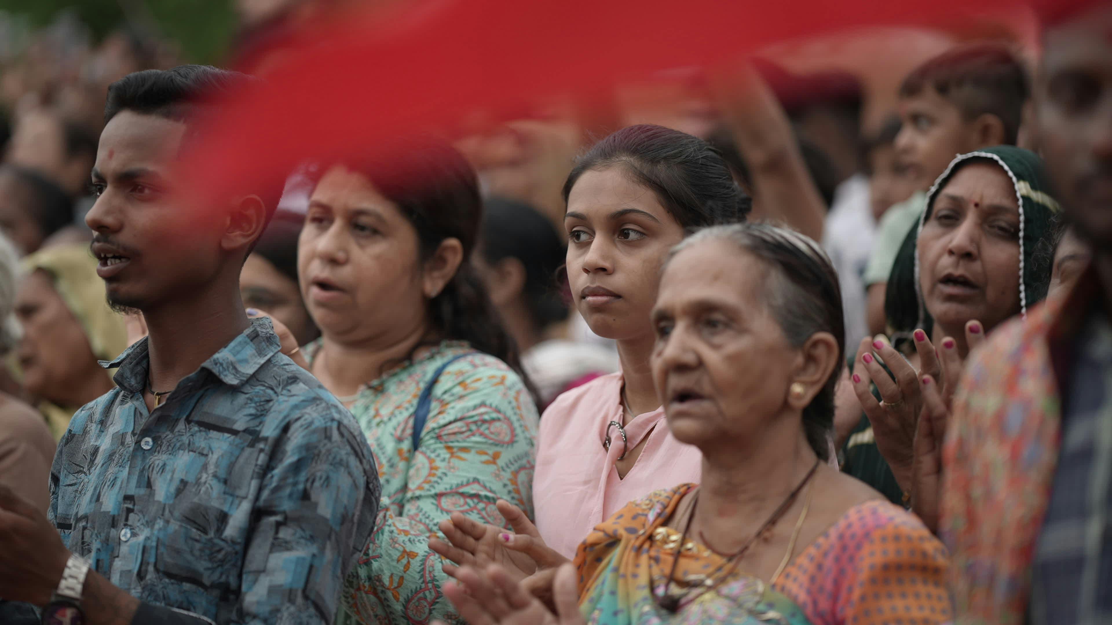 Traditional Hindu Prayer Gathering at Temple Free Stock Video Footage, Royalty-Free 4K & HD ...