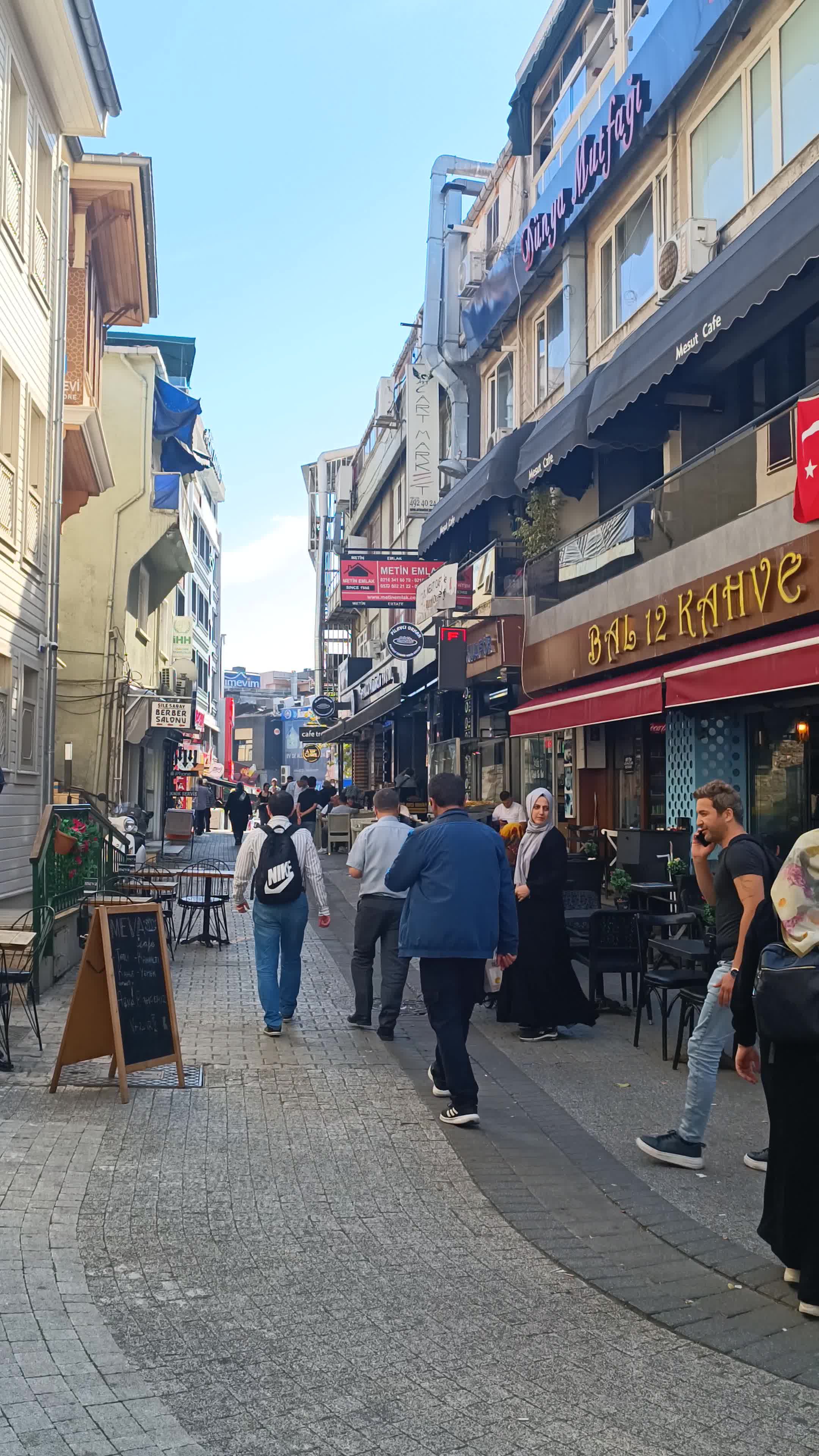 Busy Street Scene in Urban Istanbul Free Stock Video Footage, Royalty ...