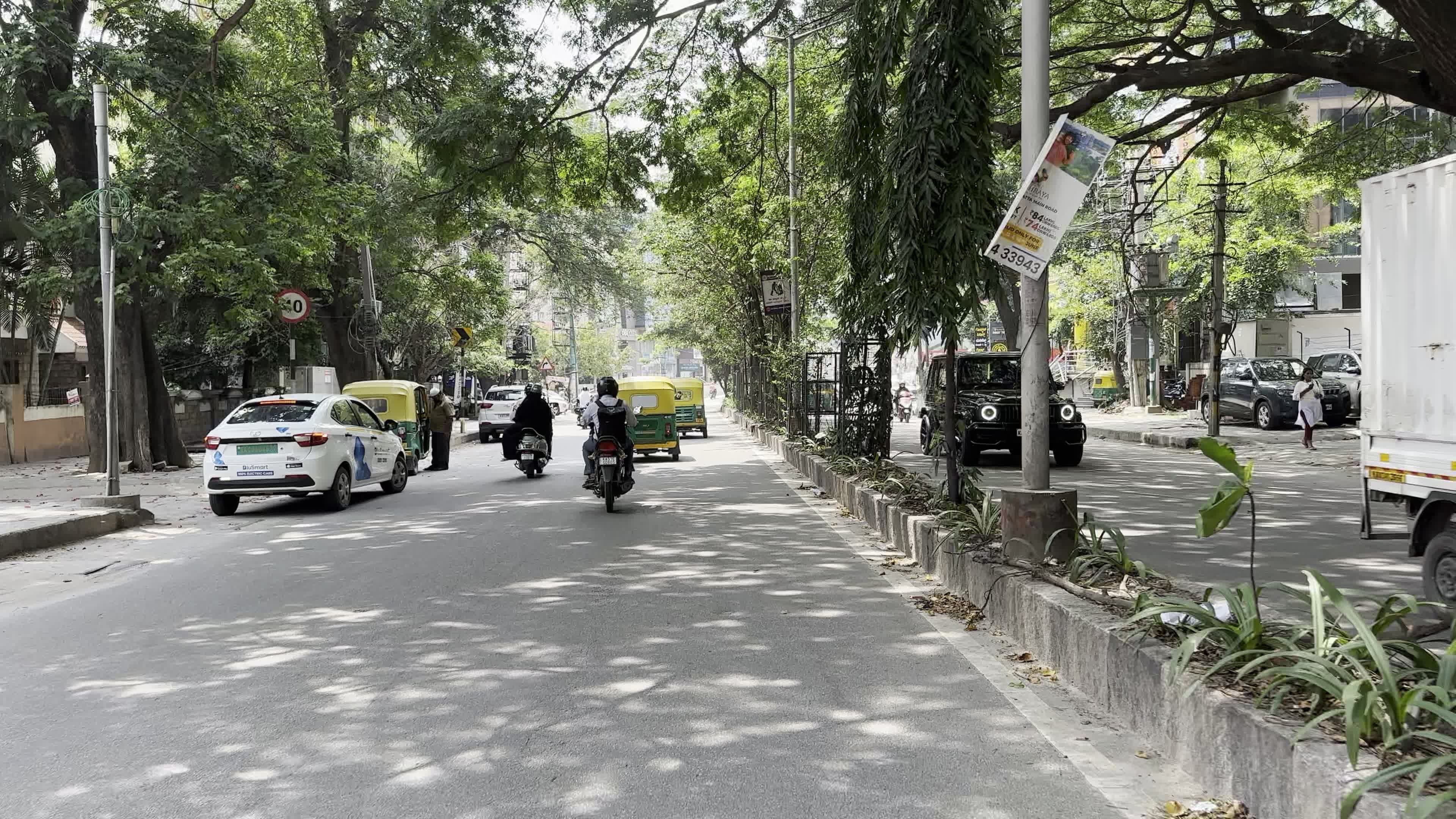 Busy Indian Street with Traffic and Pedestrians Free Stock Video ...