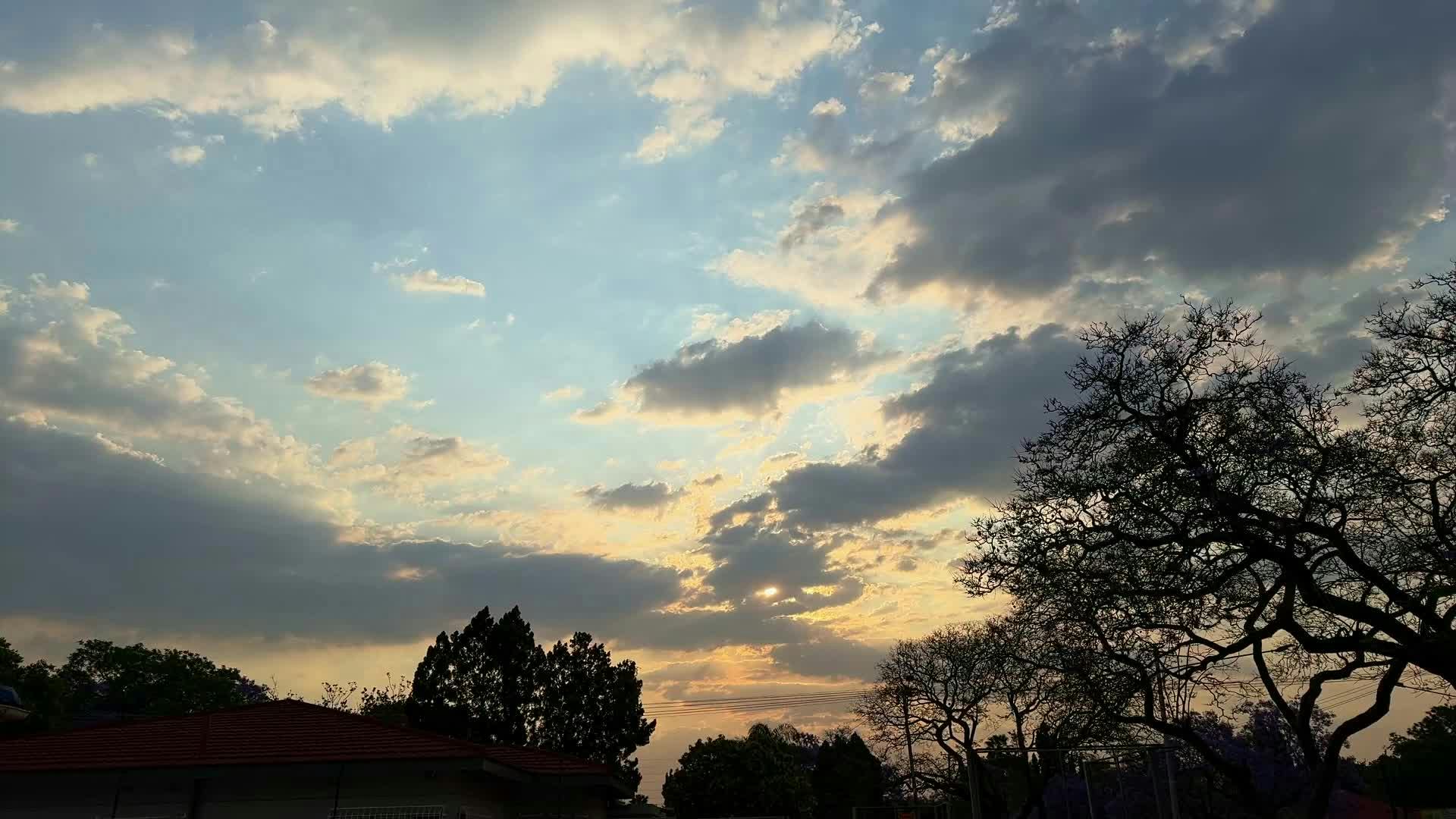 Stunning Timelapse of a Dramatic Sunset Sky Free Stock Video Footage ...