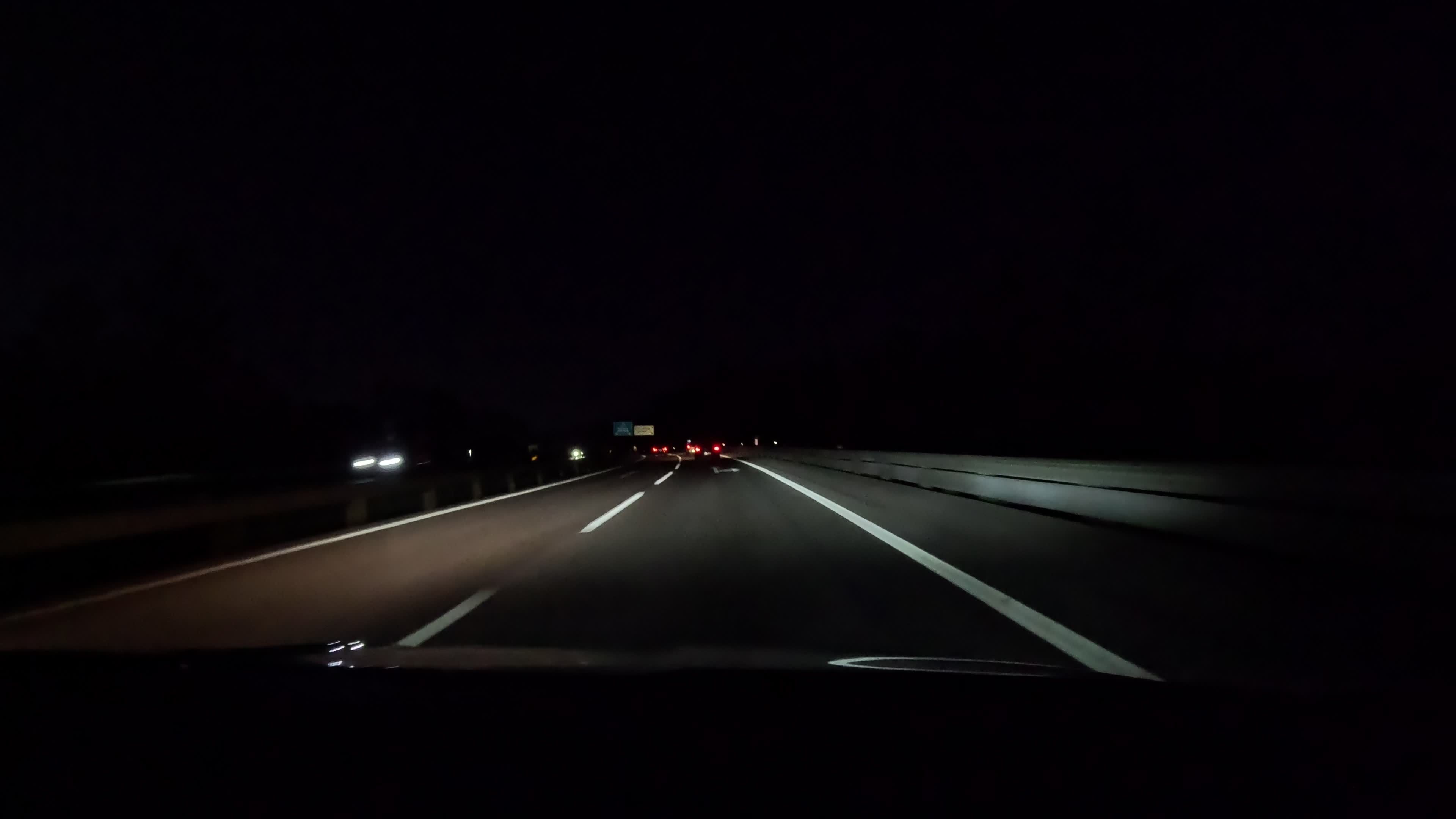 Driving On A Road At Night Free Stock Video Footage, Royalty-Free 4K ...
