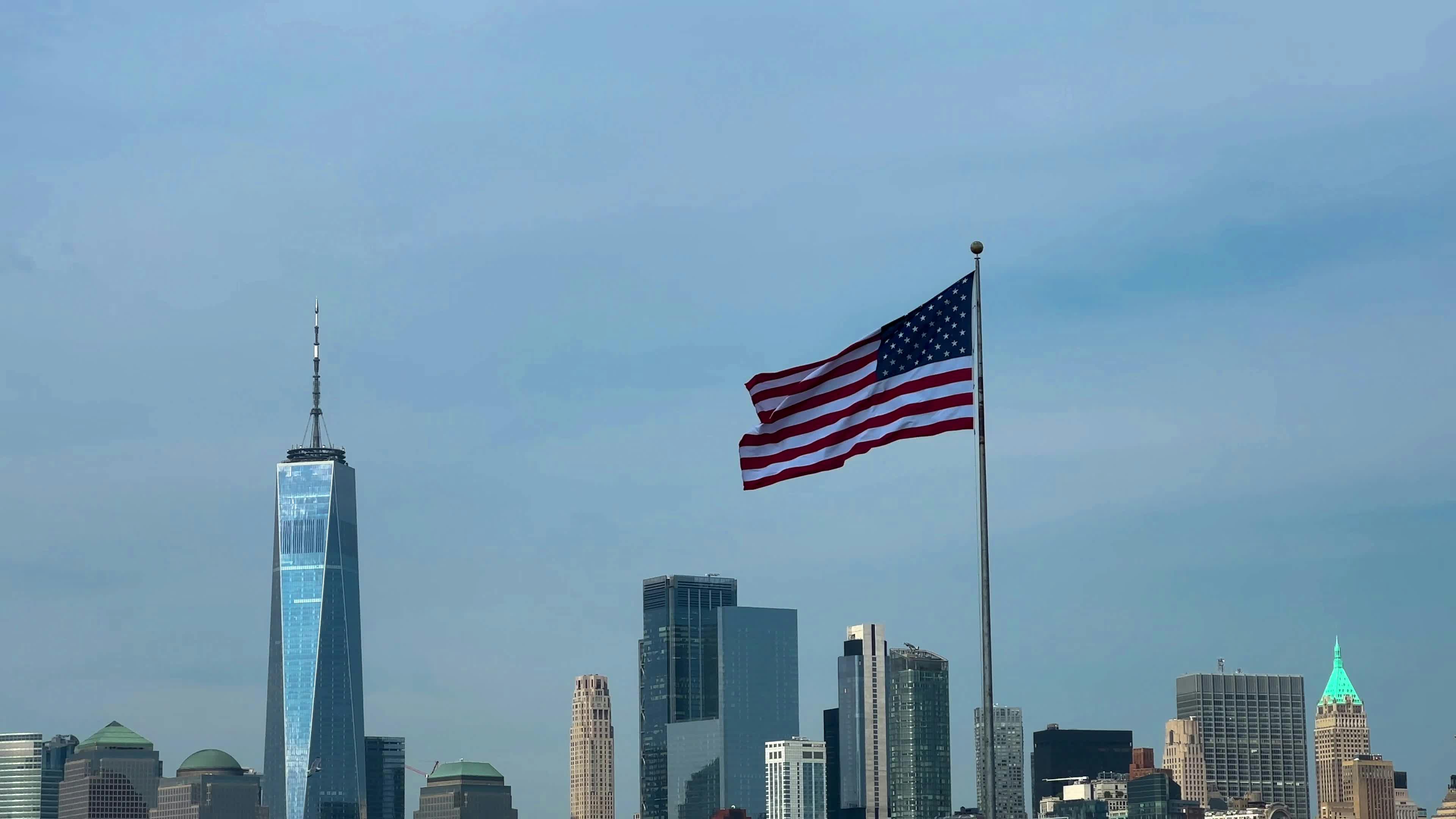 Flags of United States of America Free Stock Video Footage, Royalty ...