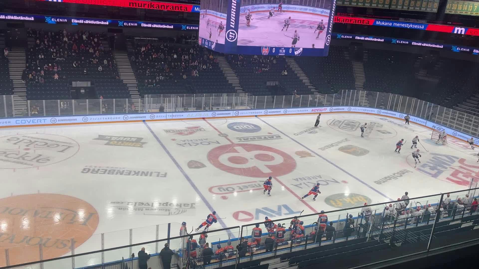 Exciting Ice Hockey Match in Modern Indoor Arena Free Stock Video ...