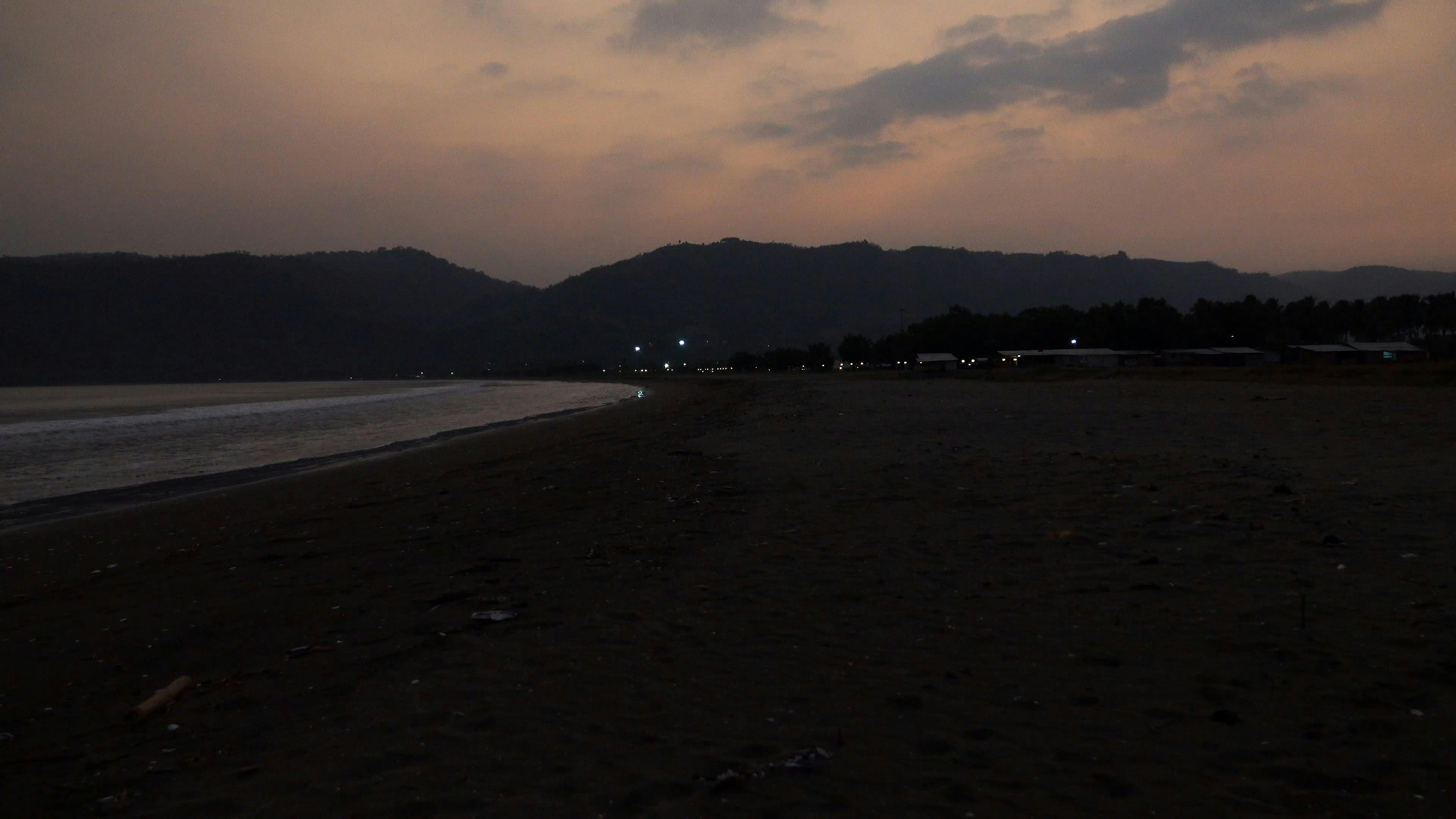 Early Morning View At The Beach · Free Stock Video