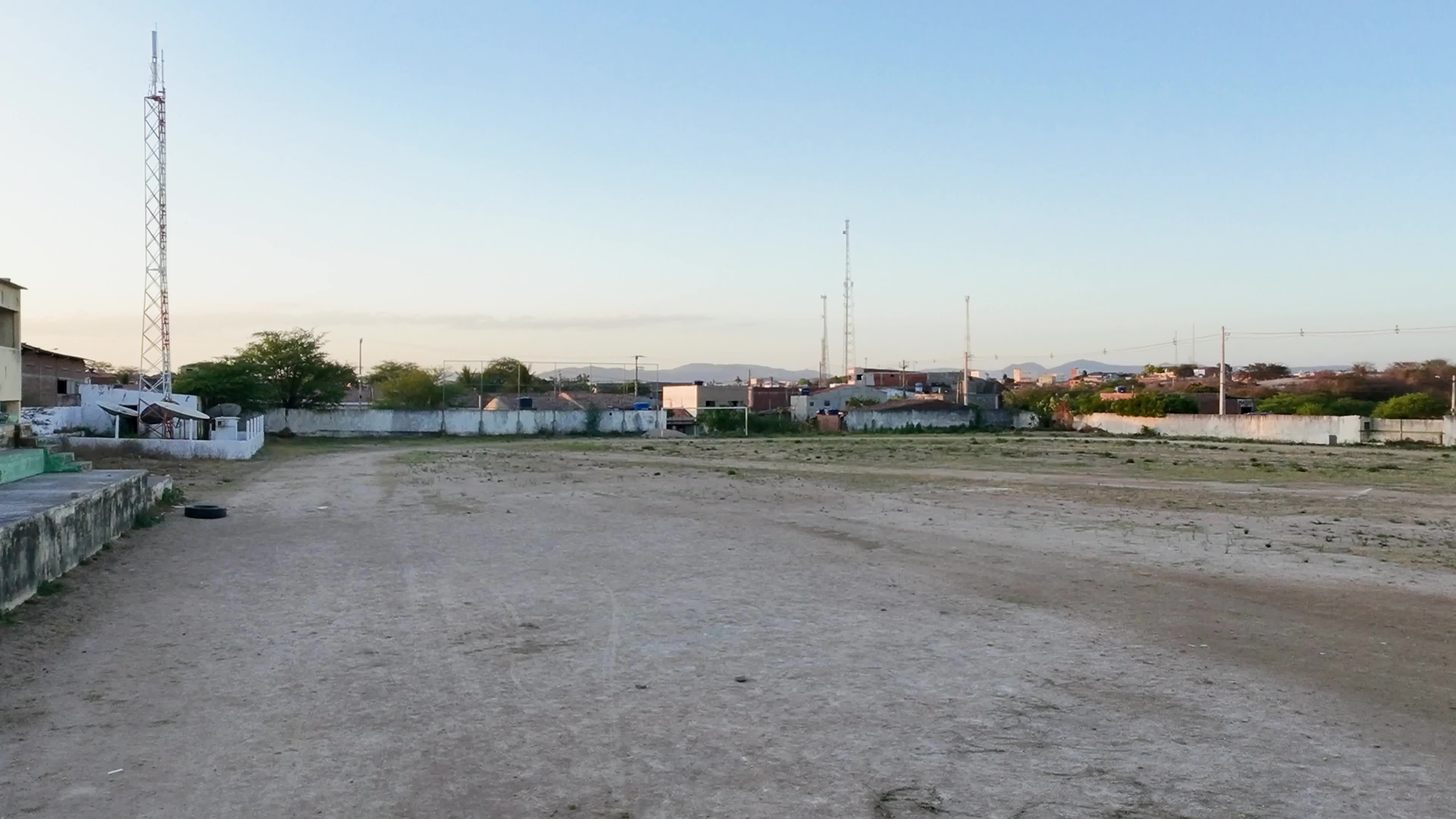 Empty Rural Field at Twilight - Urban Exploration Free Stock Video ...