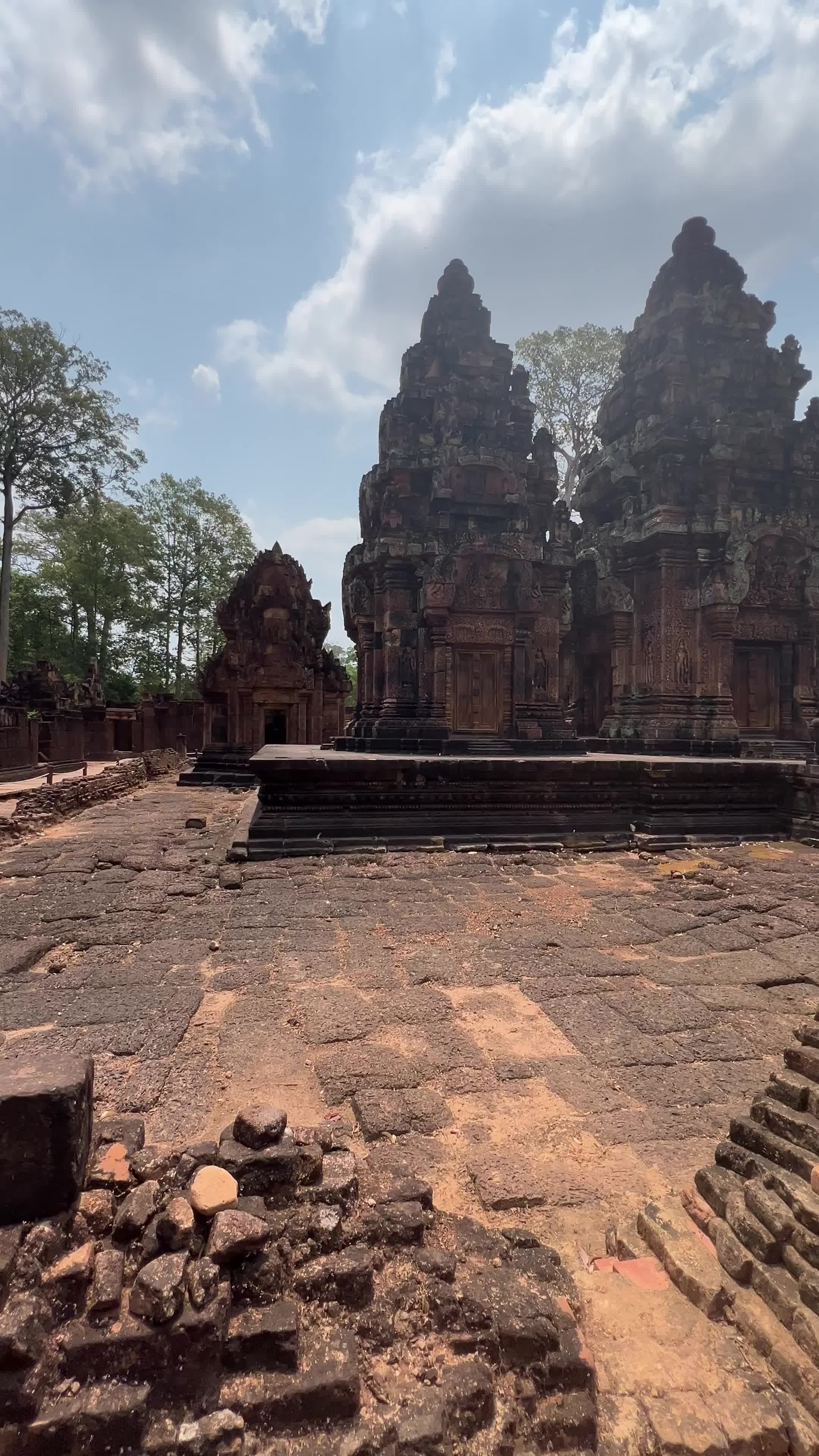 Exquisite Khmer Architecture at Angkor, Cambodia Free Stock Video ...