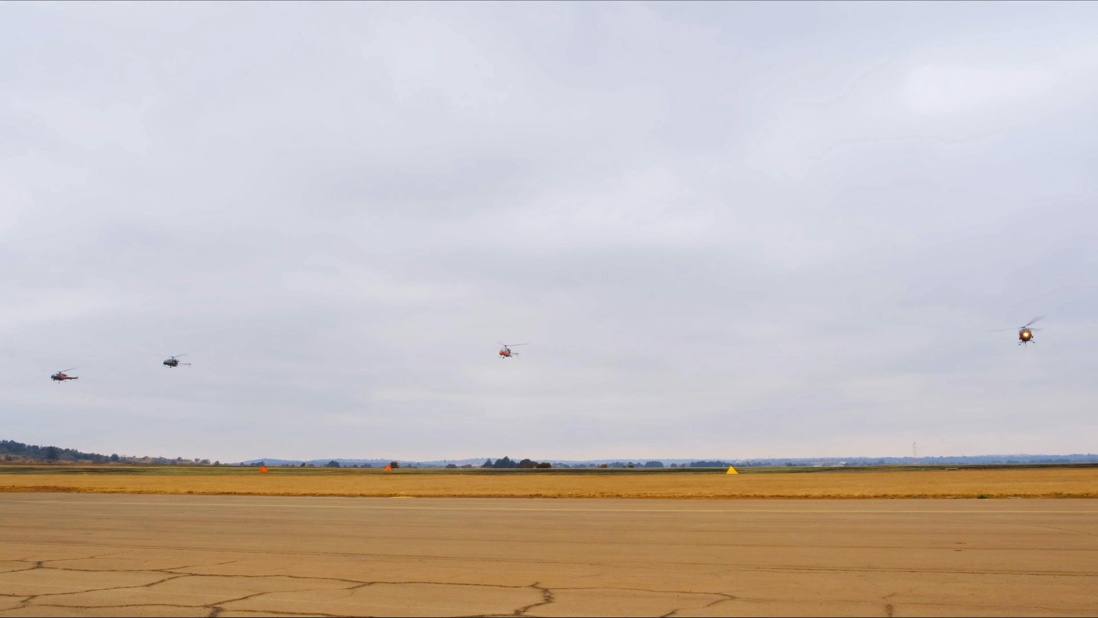 Helicopters Formation In The Air Free Stock Video Footage, Royalty-Free ...