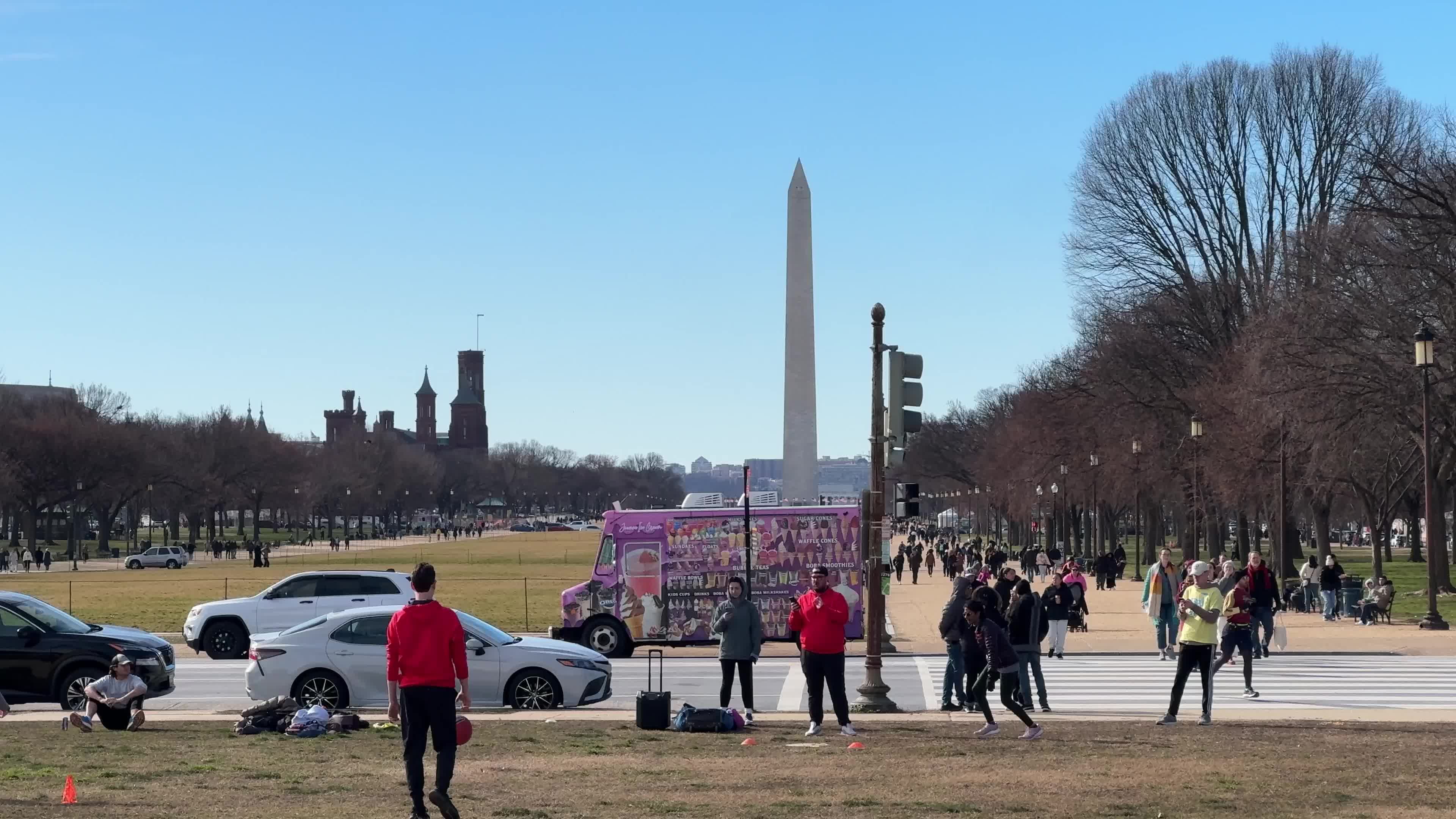 People Enjoying the National Mall, Washington DC Free Stock Video ...