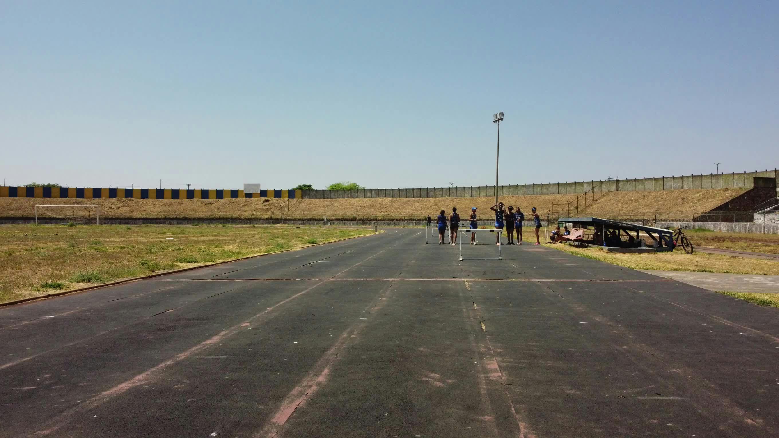 Athlete Training on Outdoor Racing Track Free Stock Video Footage ...