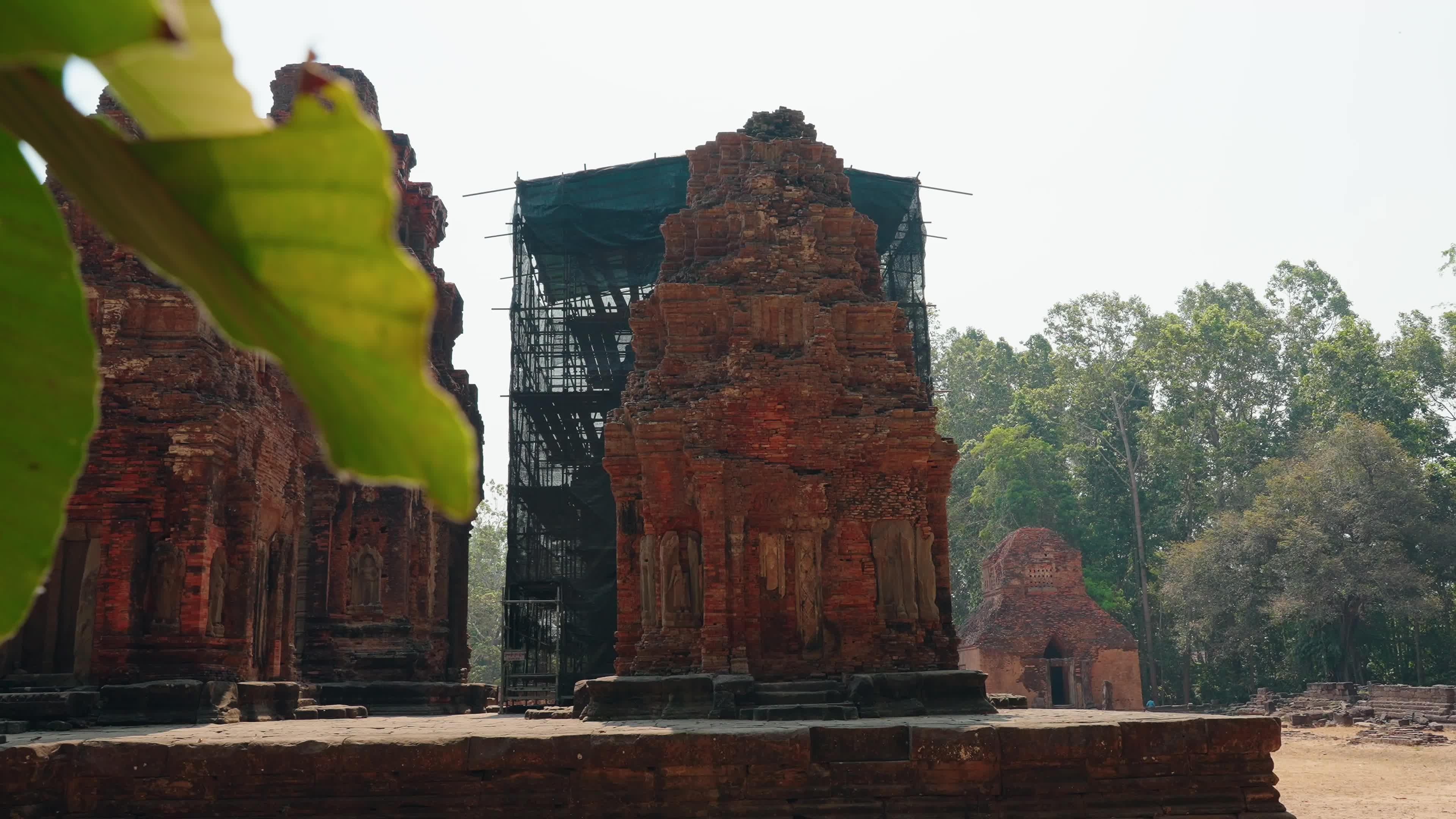 Exploring Ancient Khmer Temples in Cambodia Free Stock Video Footage ...